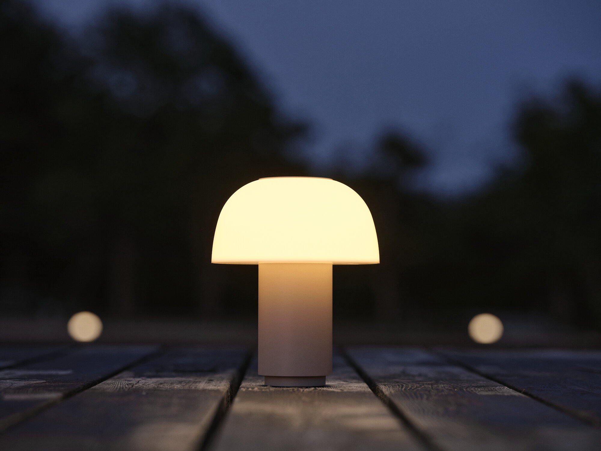 Zone Denmark Harvest Moon portable lamp, warm grey | Finnish Design Shop