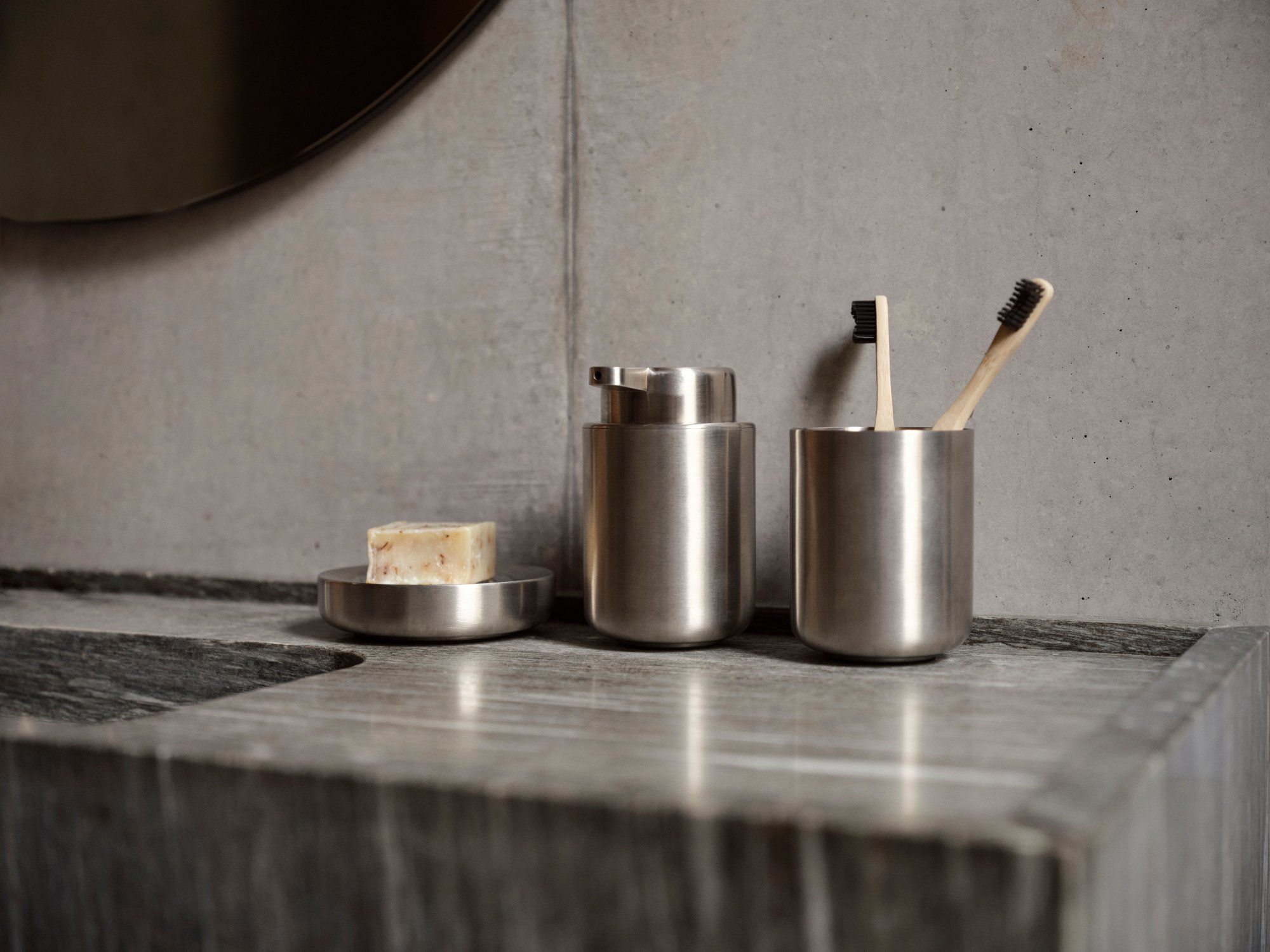 Zone Denmark Ume soap dish, steel | Finnish Design Shop