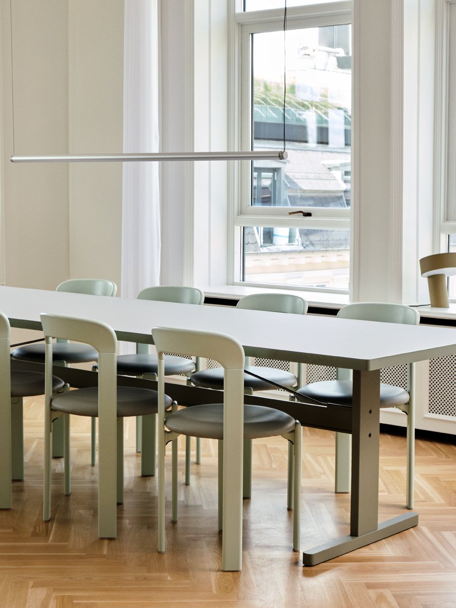 HAY Factor Linear pendant, Diffused 1500, aluminium | Finnish Design Shop