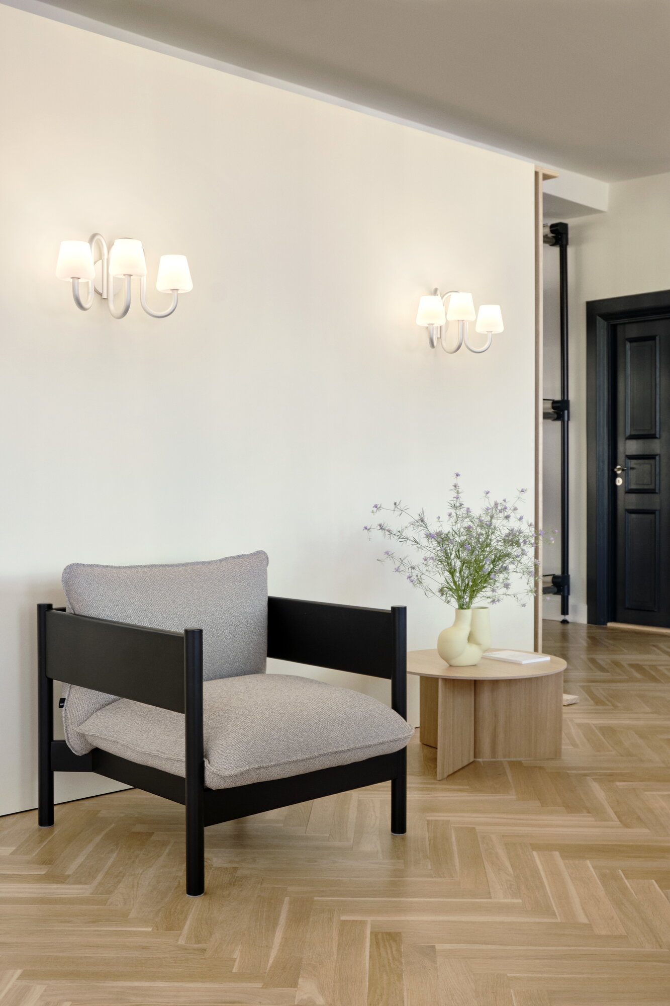 HAY Apollo wall sconce, white opal glass | Finnish Design Shop