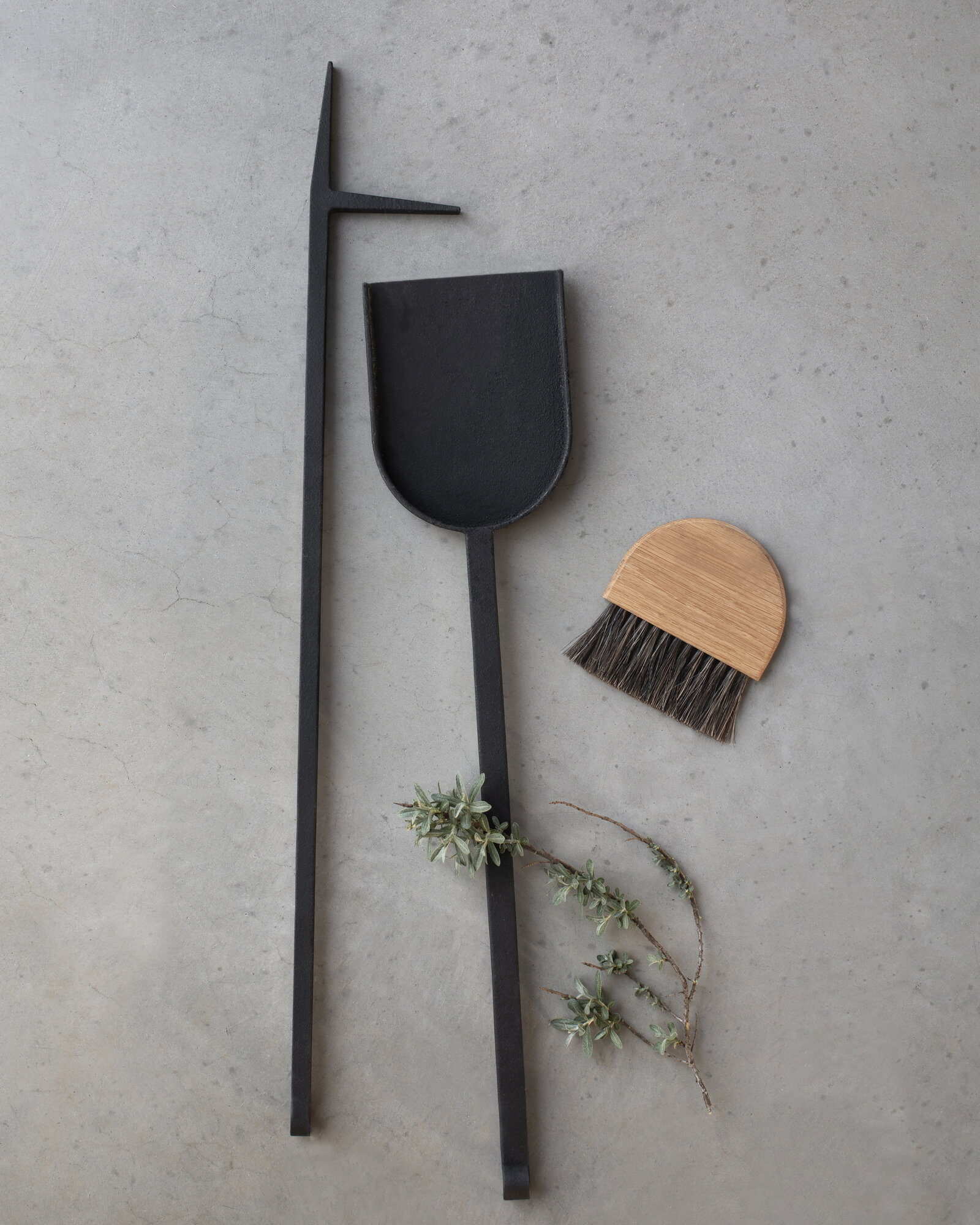 Korbo Fire-works fire tools, black | Finnish Design Shop