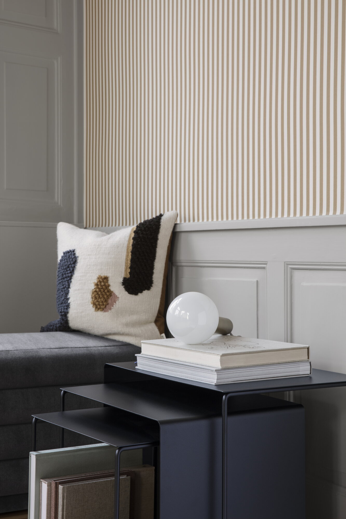 Ferm Living Tavoli Cluster 3 pz, neri | Finnish Design Shop