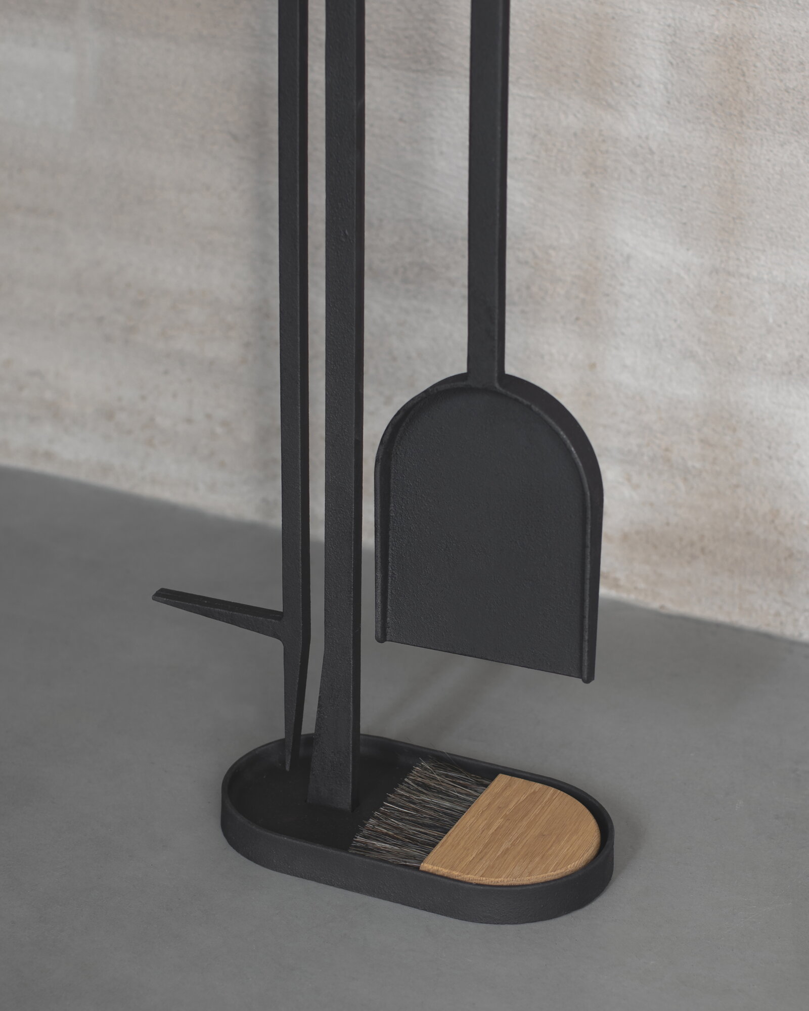 Korbo Fire-works fire tools, black | Finnish Design Shop