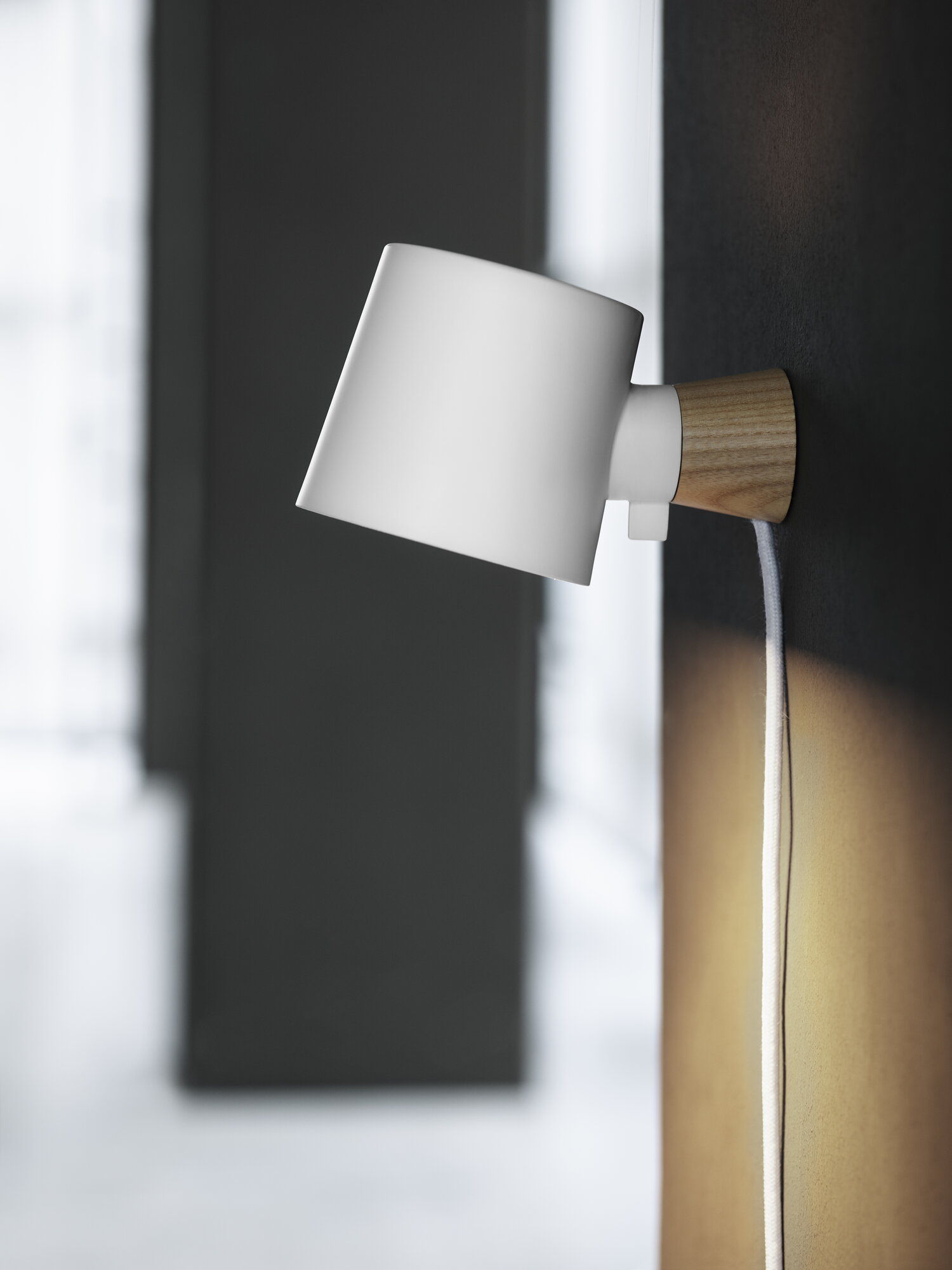 Normann Copenhagen Rise wall lamp, white | Finnish Design Shop UK