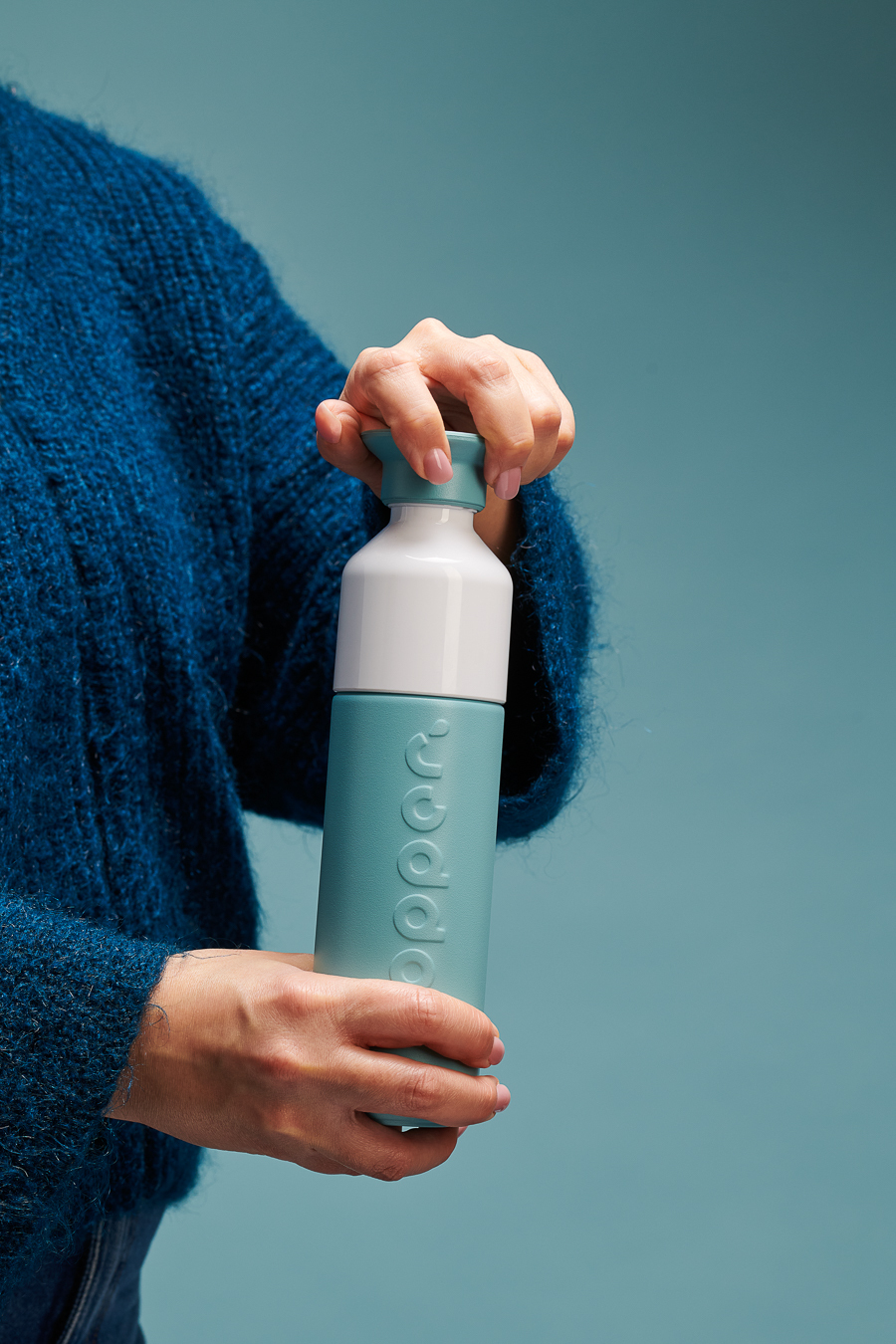 Dopper drinking bottle 0,35 L, insulated, bottlenose blue | Finnish ...