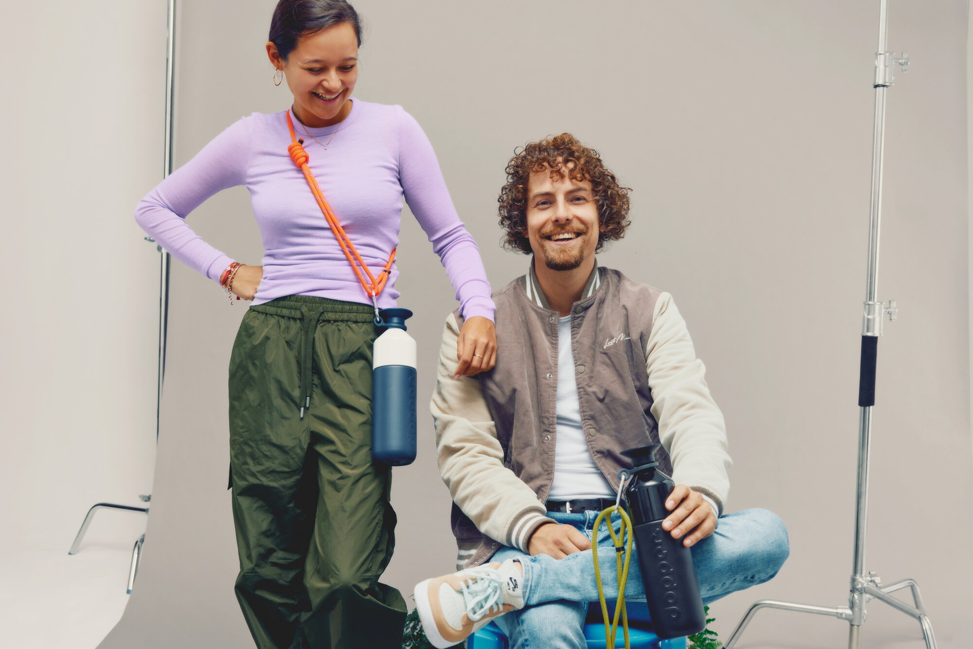 Dopper drinking bottle 1 L, insulated, blazing black | Finnish Design Shop