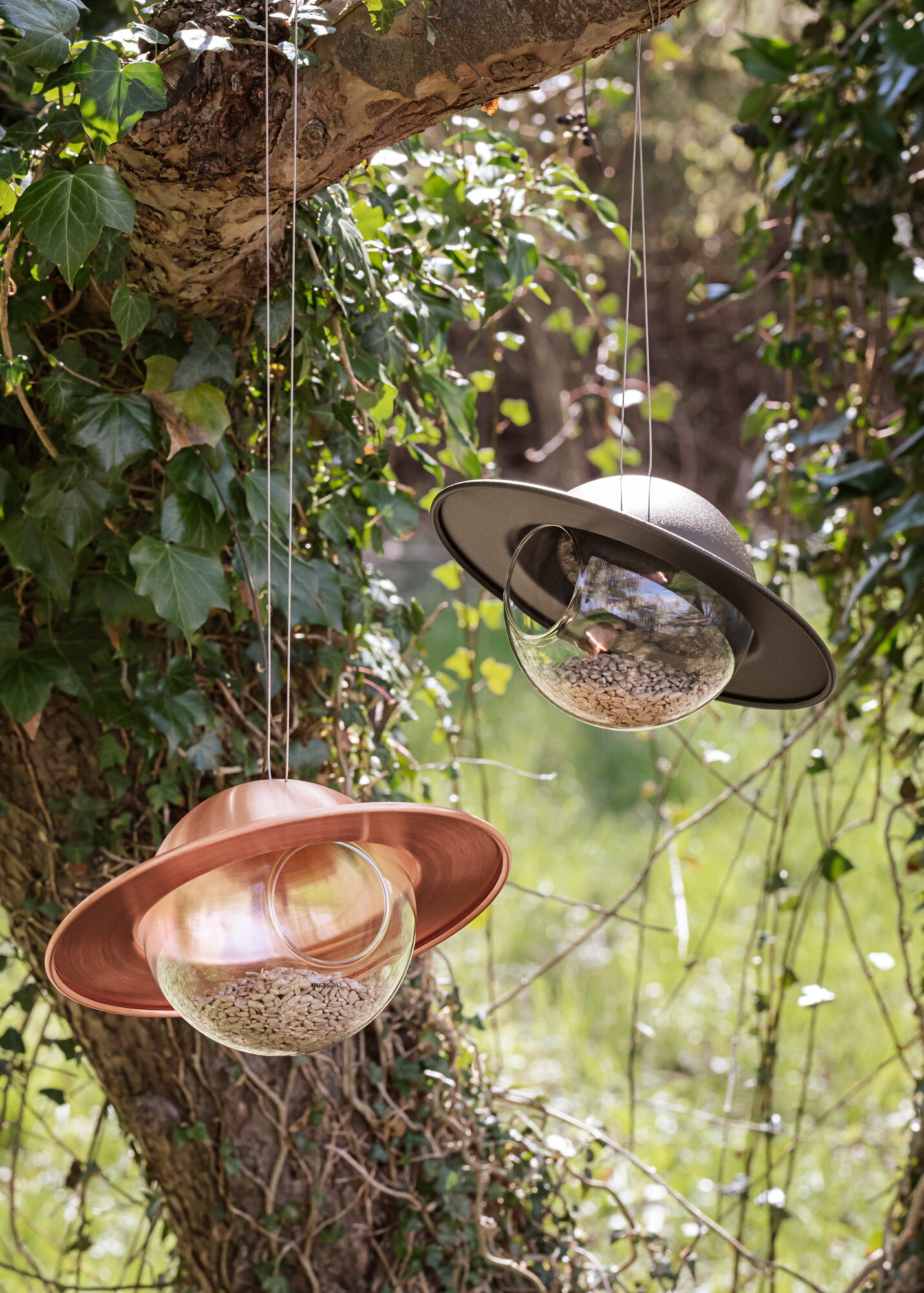 Eva Solo Saturn bird feeder, copper | Finnish Design Shop