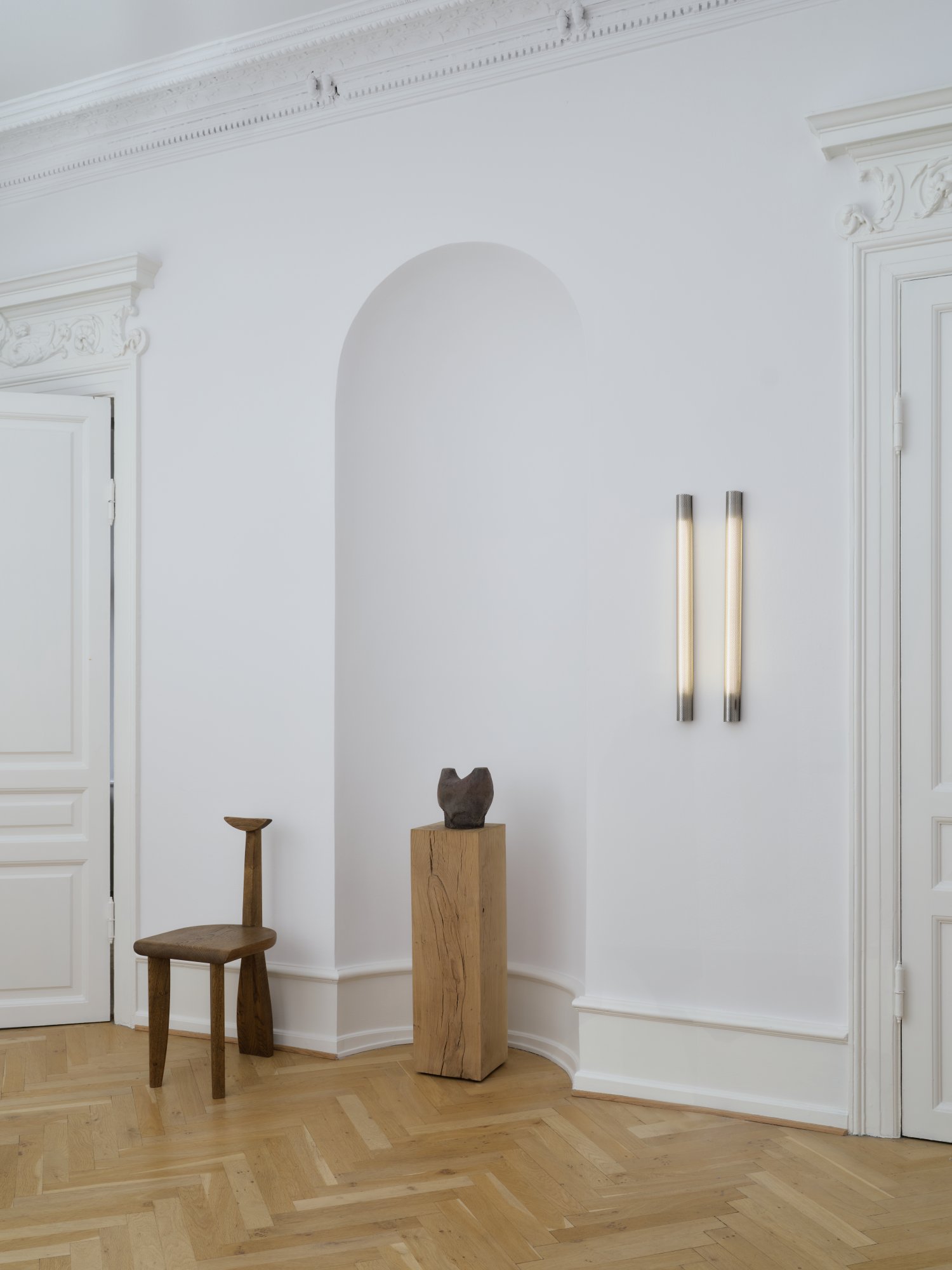Gejst Radent wall lamp, short, steel | Finnish Design Shop