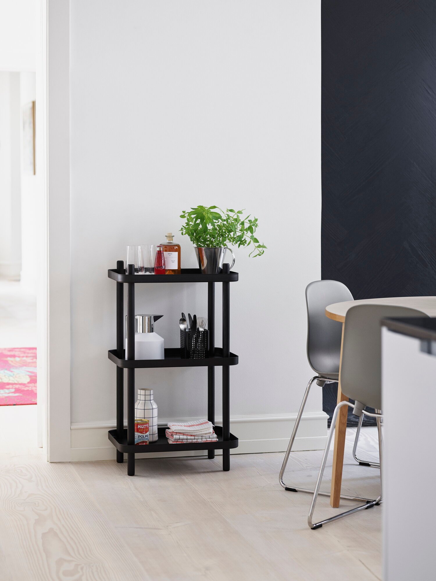Normann Copenhagen Block shelf unit, black | Finnish Design Shop