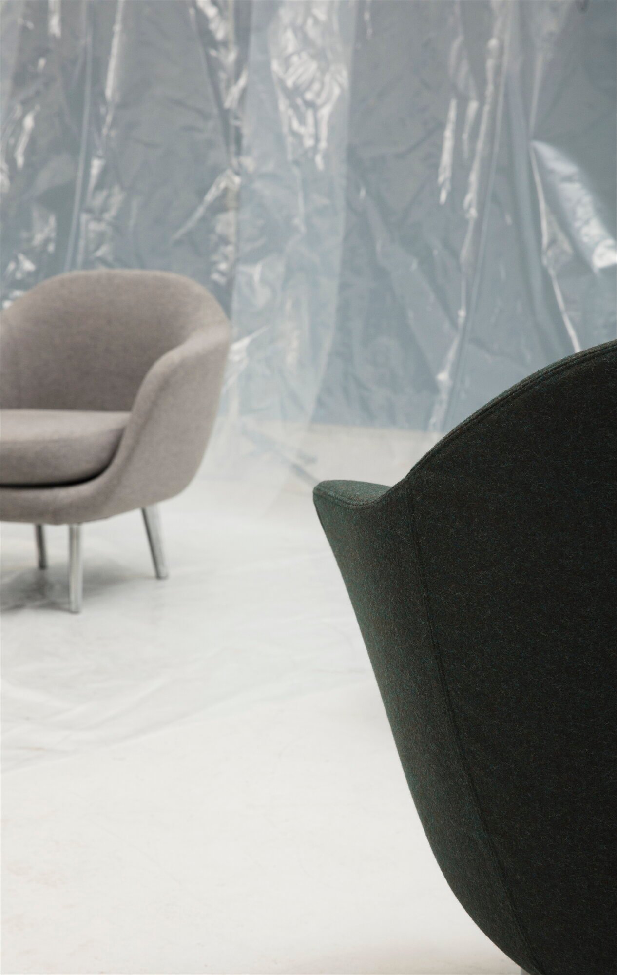 Normann Copenhagen Sum armchair, Synergy - black legs | Finnish Design Shop