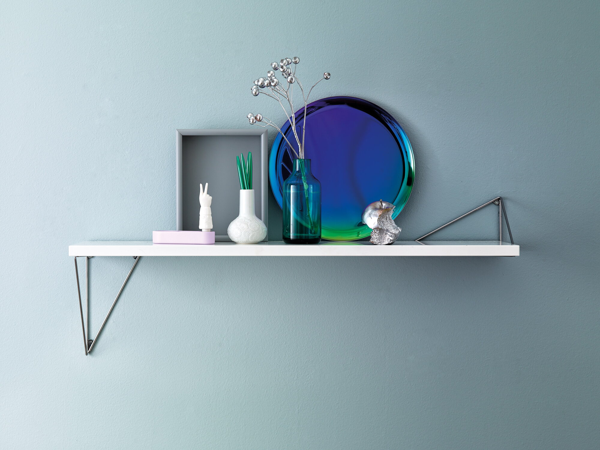 Maze Pythagoras shelf, 80 x 20 cm, white | Finnish Design Shop