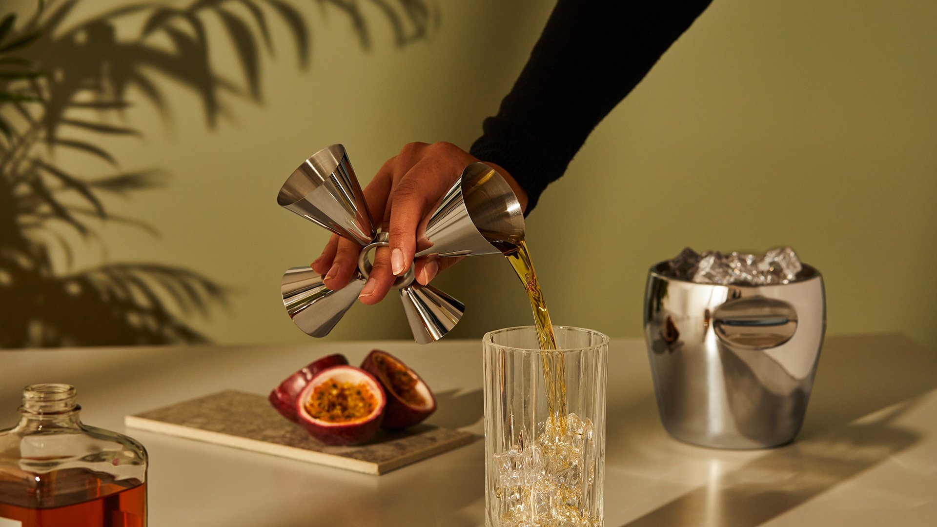 Alessi Quadri Combo jigger, stainless steel | Finnish Design Shop