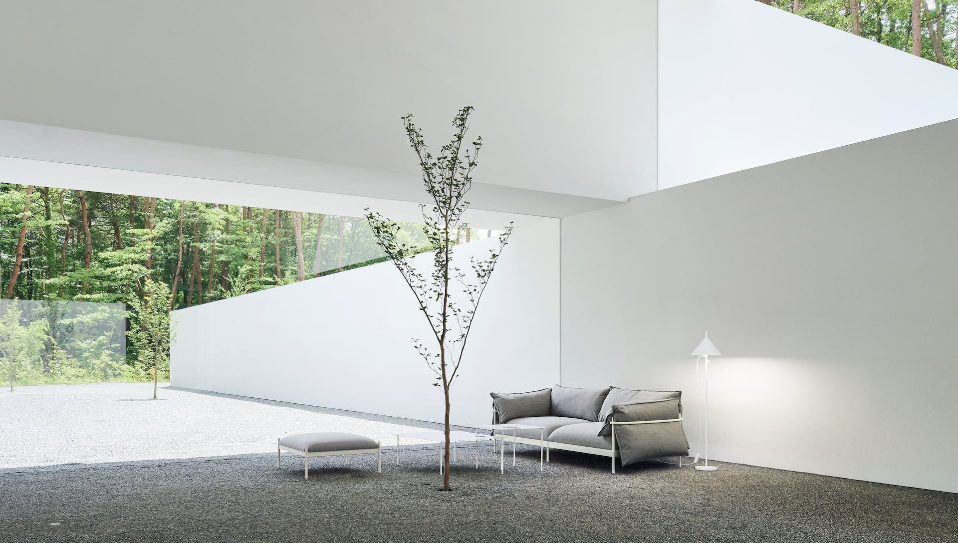 Wästberg w132 Nendo lattiavalaisin, traffic white | Finnish Design Shop