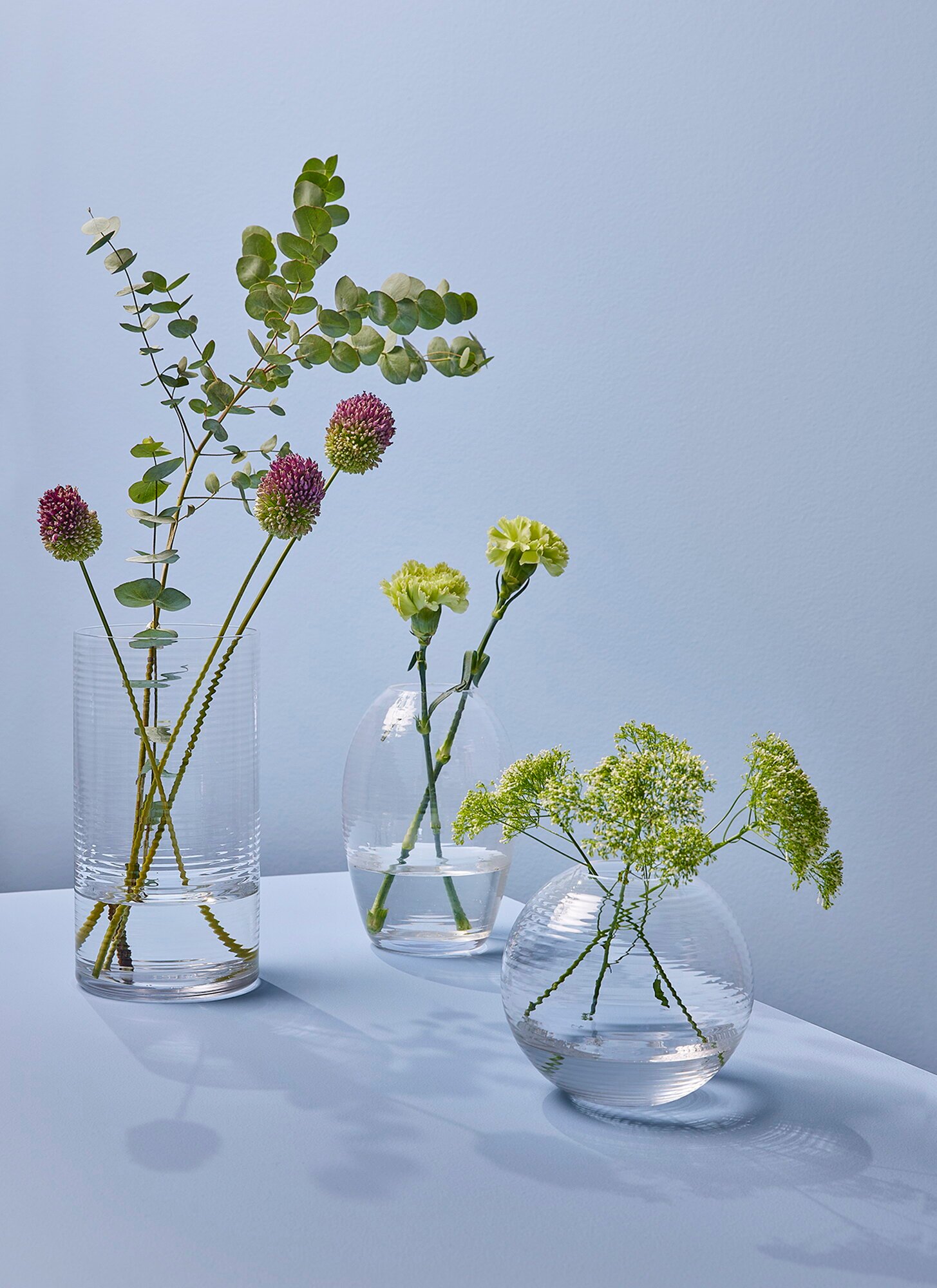 Spring Copenhagen Laine vase, ball, 13,5 cm, clear | Finnish Design Shop