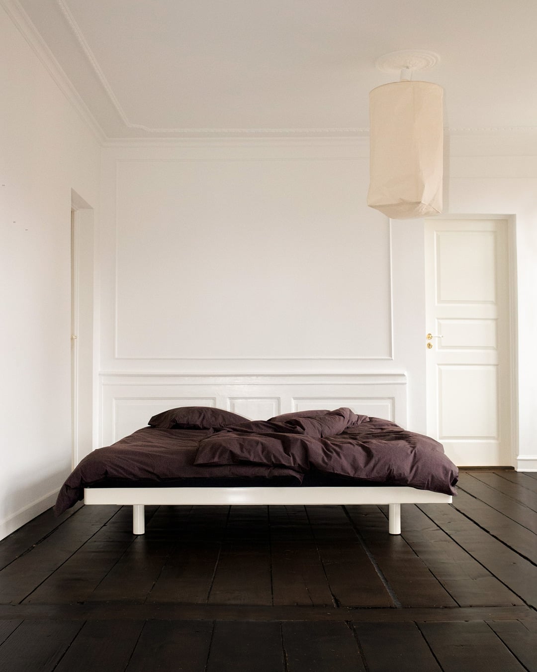 ReFramed MC-1 bed frame with slats, ivory | Finnish Design Shop