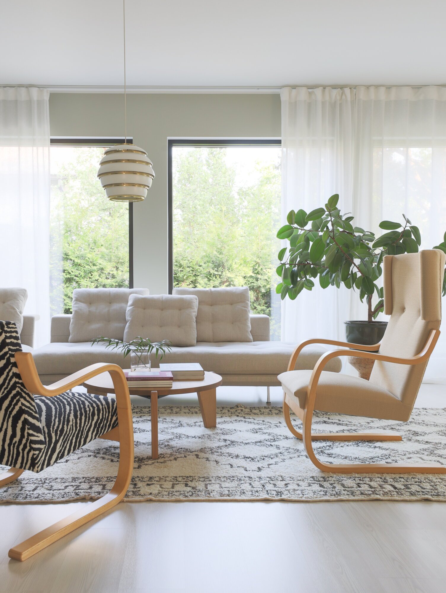 Artek Aalto 401 armchair, honey stained - Vidar 323 | Finnish Design Shop