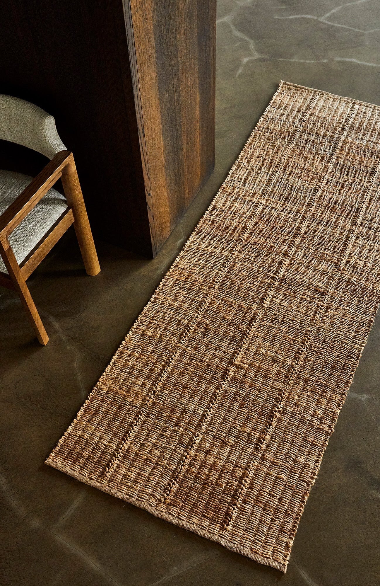 Roots Living Waffle Line runner, natural | Finnish Design Shop