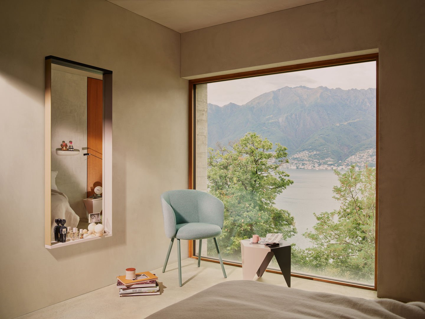 Vitra Colour Frame mirror, large, neutral | Finnish Design Shop