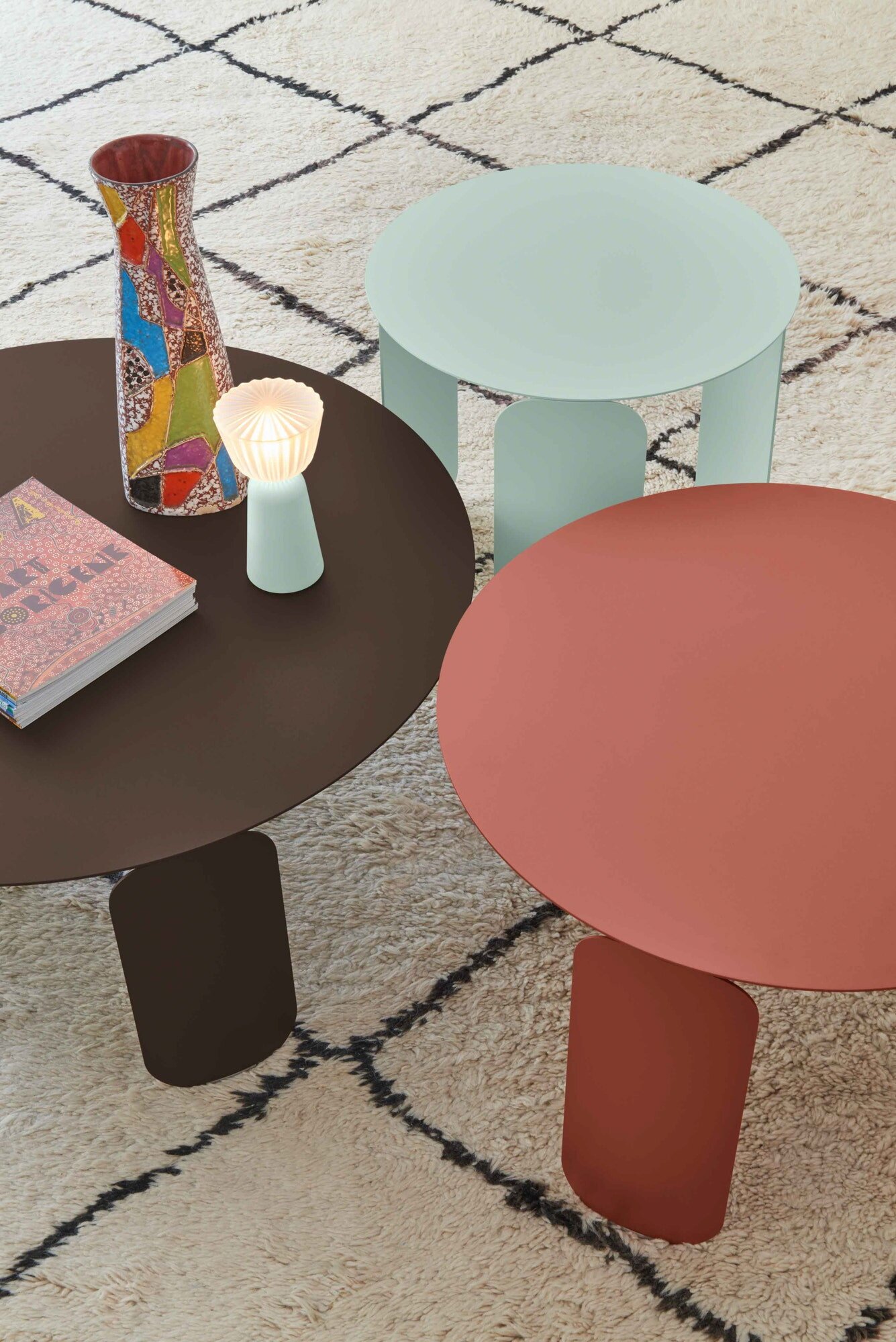 Fermob Swiing portable table lamp, 20 cm, ice mint | Finnish Design Shop