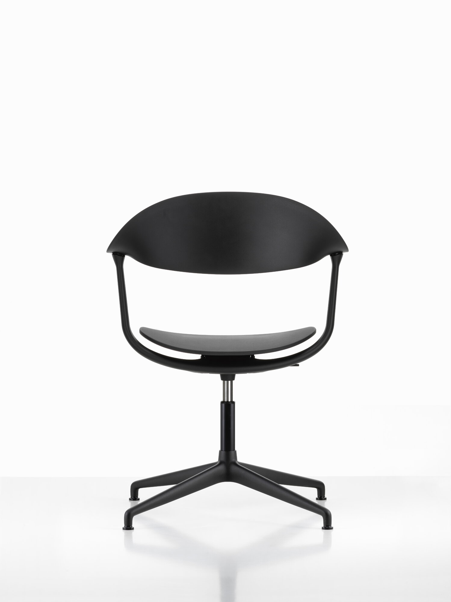 Vitra Mynt tuoli, 4-sakarainen runko, basic dark RE - deep black ...