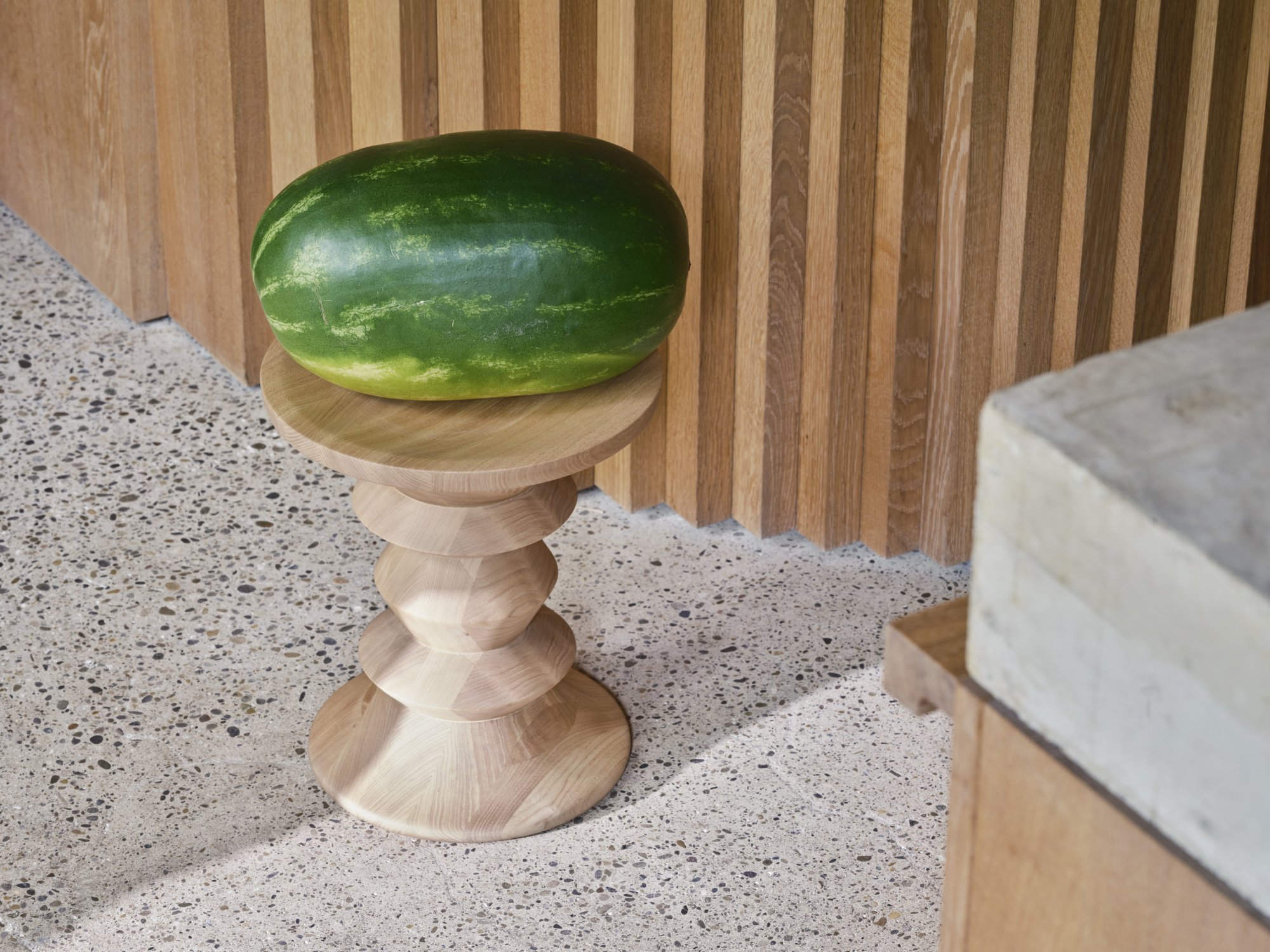 Vitra Stool, model A, chestnut | Finnish Design Shop CH