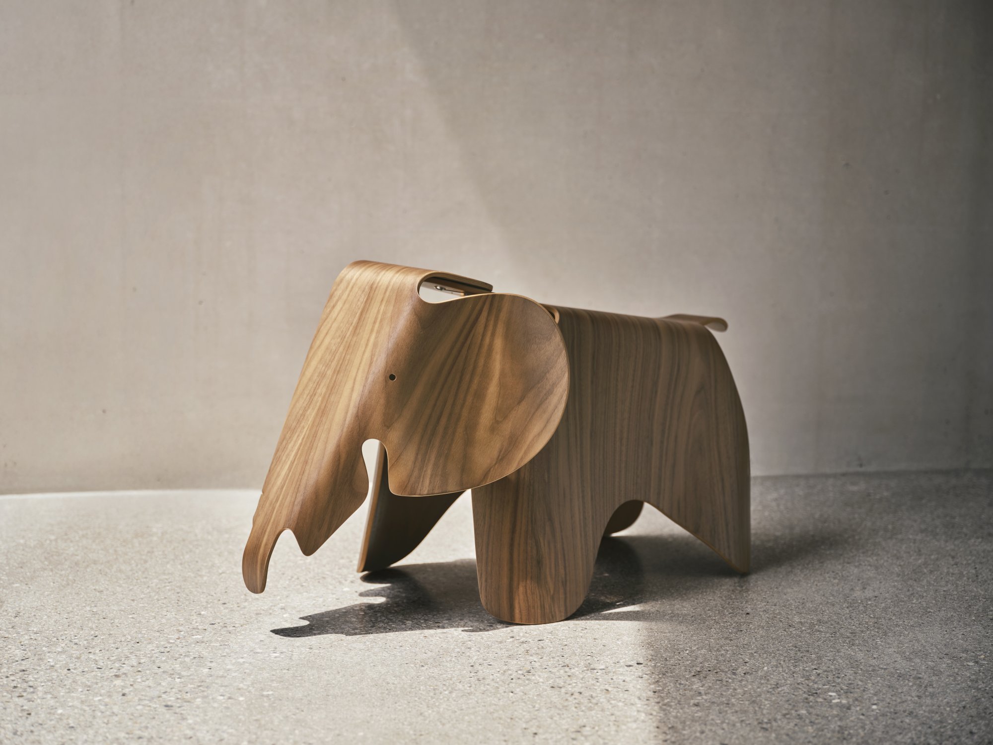 Vitra Eames Elephant, plywood, walnut | Finnish Design Shop
