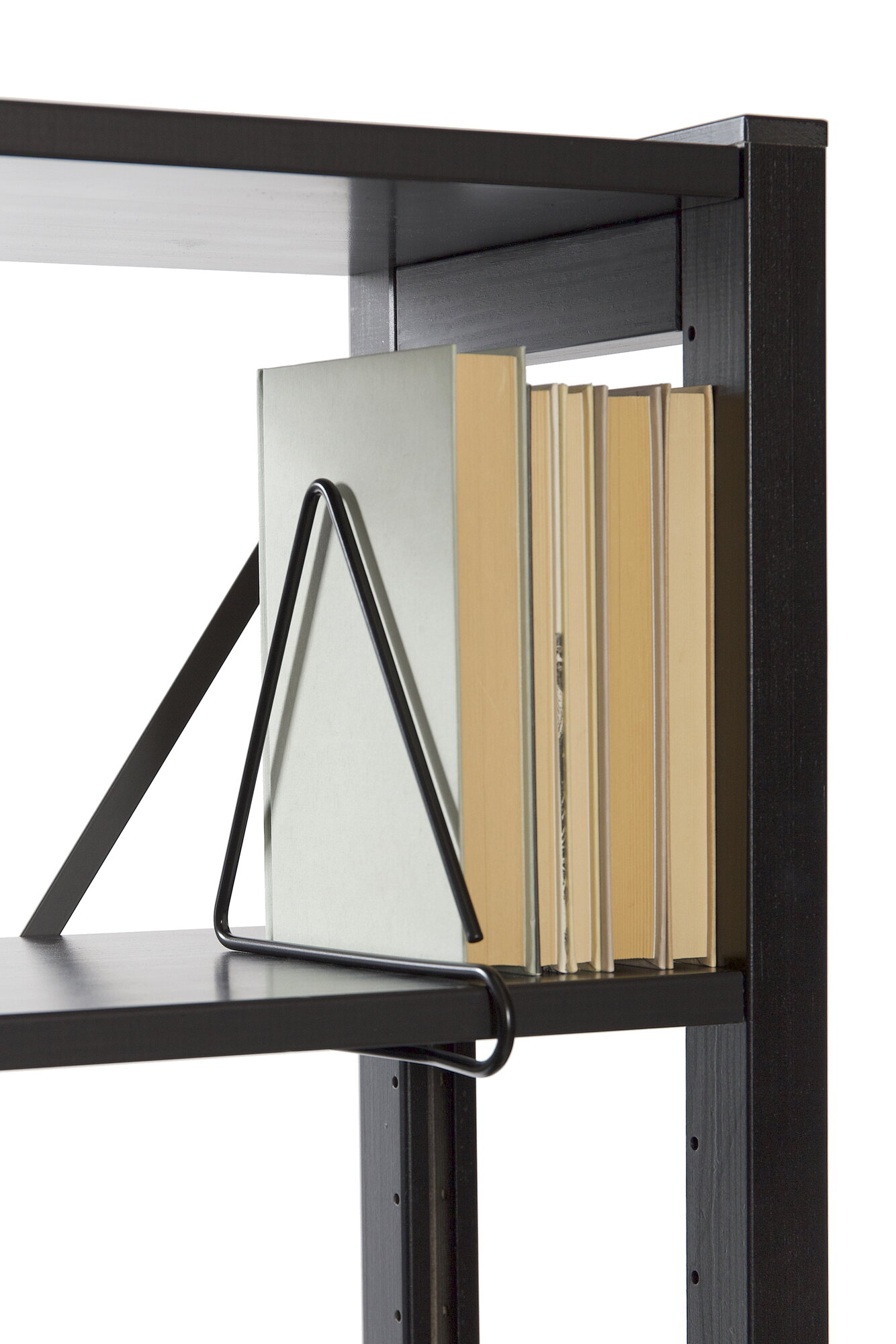 Lundia Wire bookend, triangle, black | Finnish Design Shop