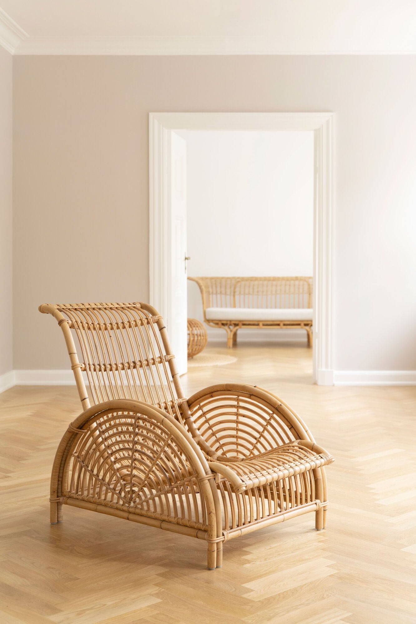 Sika-Design Paris lounge chair, natural rattan | Finnish Design Shop