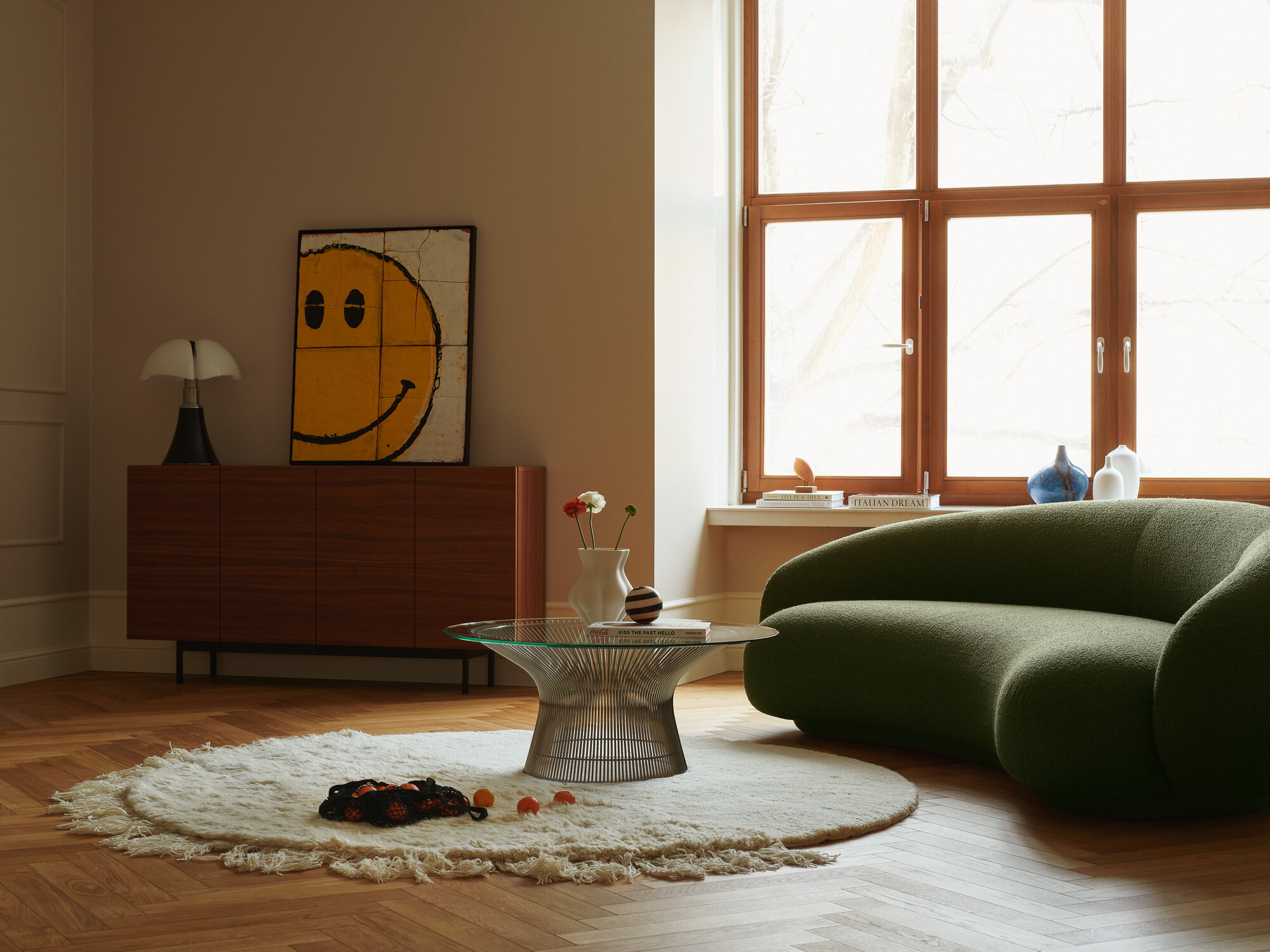 Woven Works Arc rug, white | Finnish Design Shop