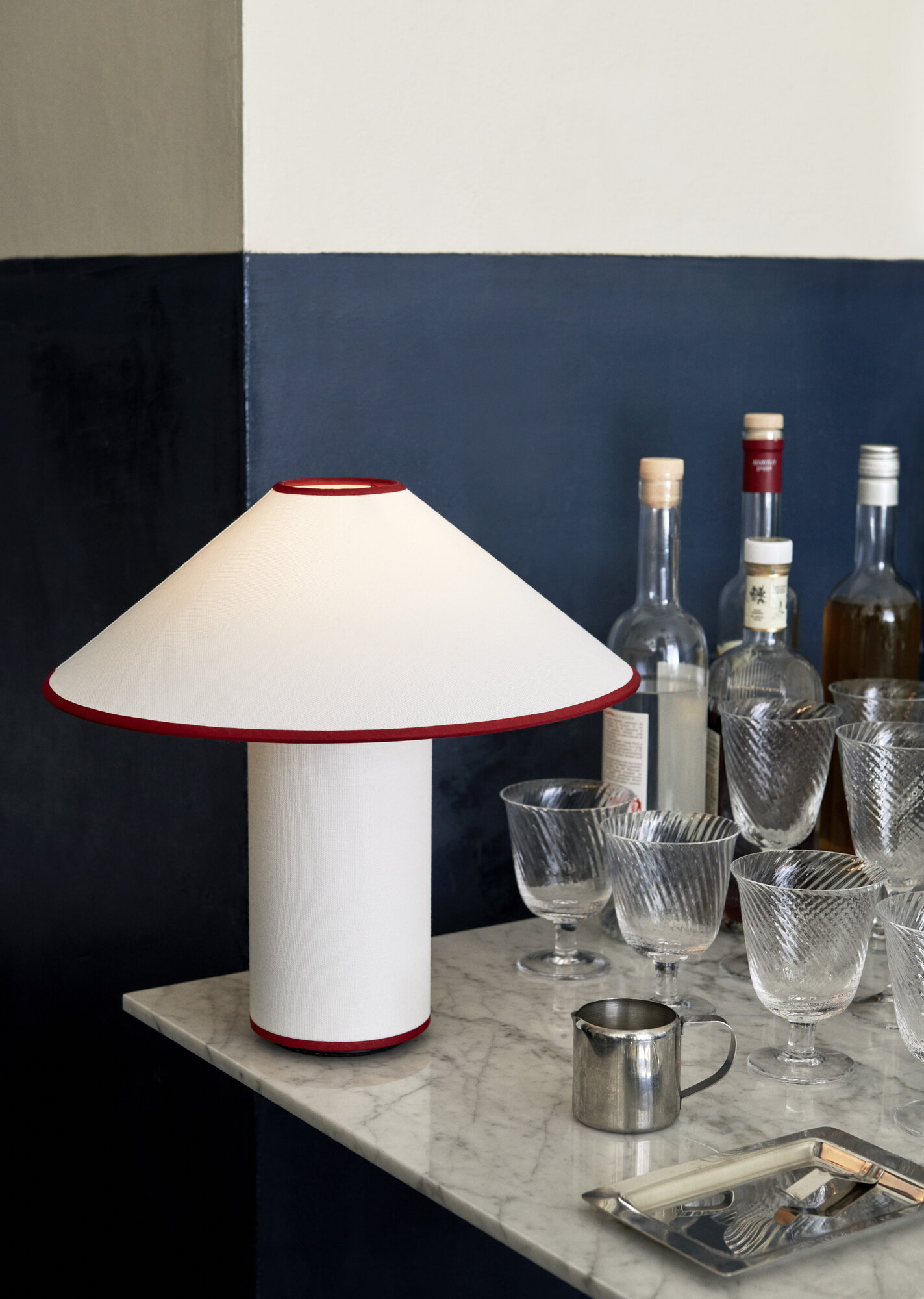 &Tradition Colette ATD6 table lamp, white - merlot | Finnish Design Shop