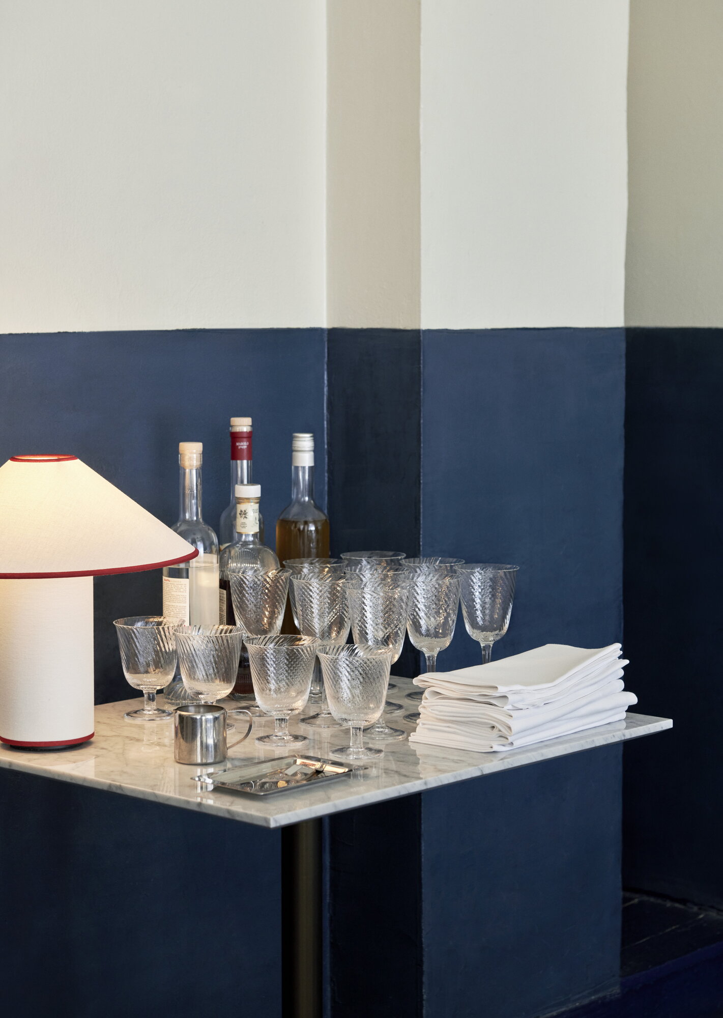 &Tradition Colette ATD6 table lamp, white - merlot | Finnish Design Shop