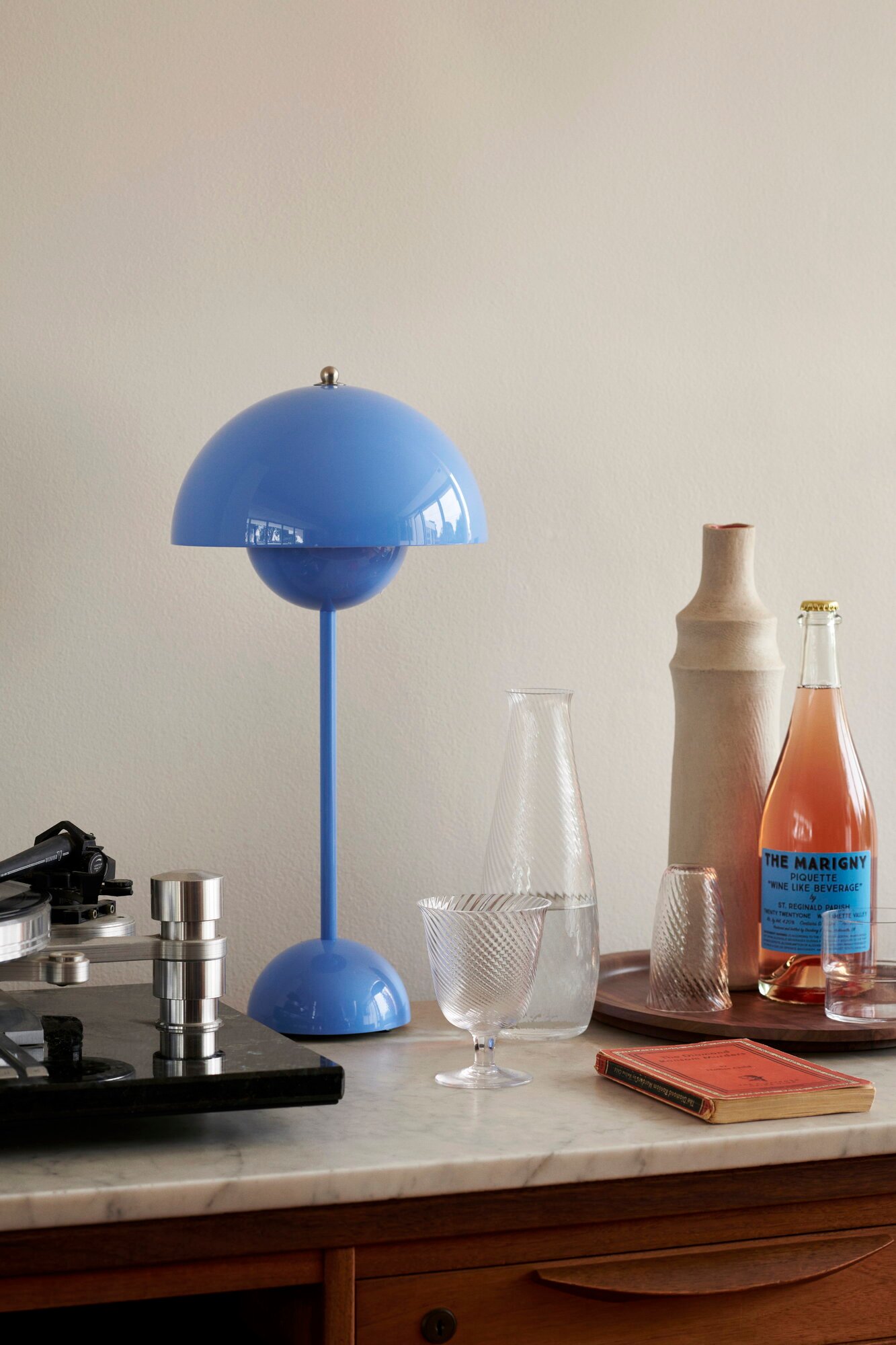 &Tradition Flowerpot VP3 table lamp, swim blue | Finnish Design Shop