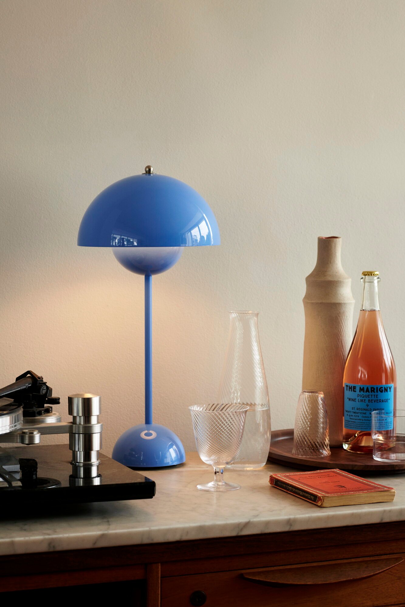 &Tradition Flowerpot VP3 table lamp, swim blue | Finnish Design Shop