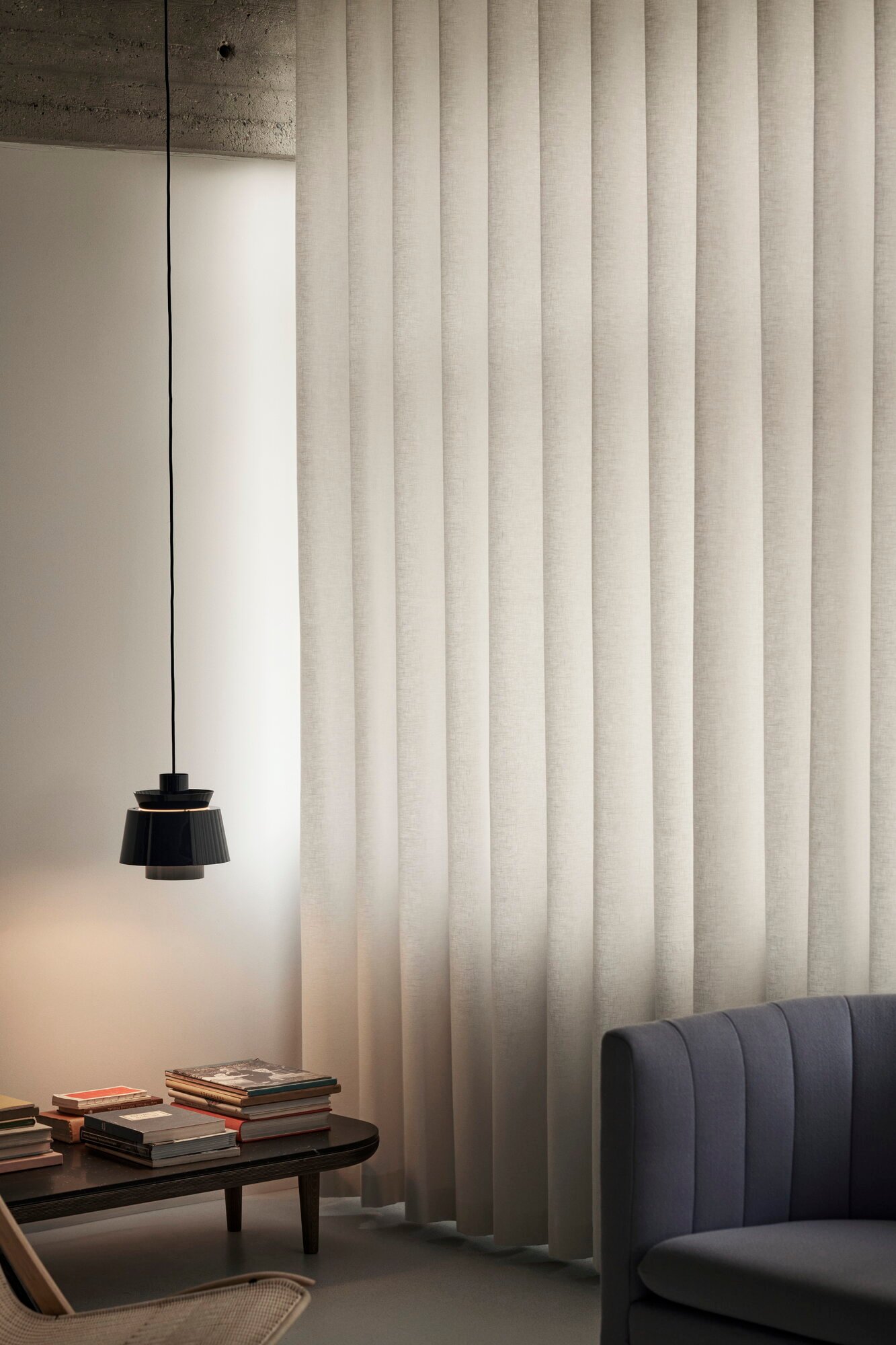 &Tradition Utzon pendant JU1, steel blue, Special Edition | Finnish ...