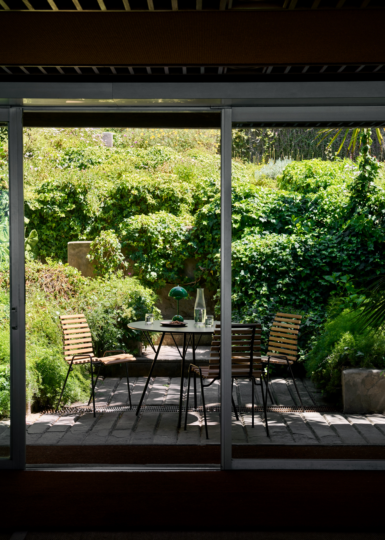 &Tradition RFH RD4 terrace side chair, black - teak | Finnish Design Shop