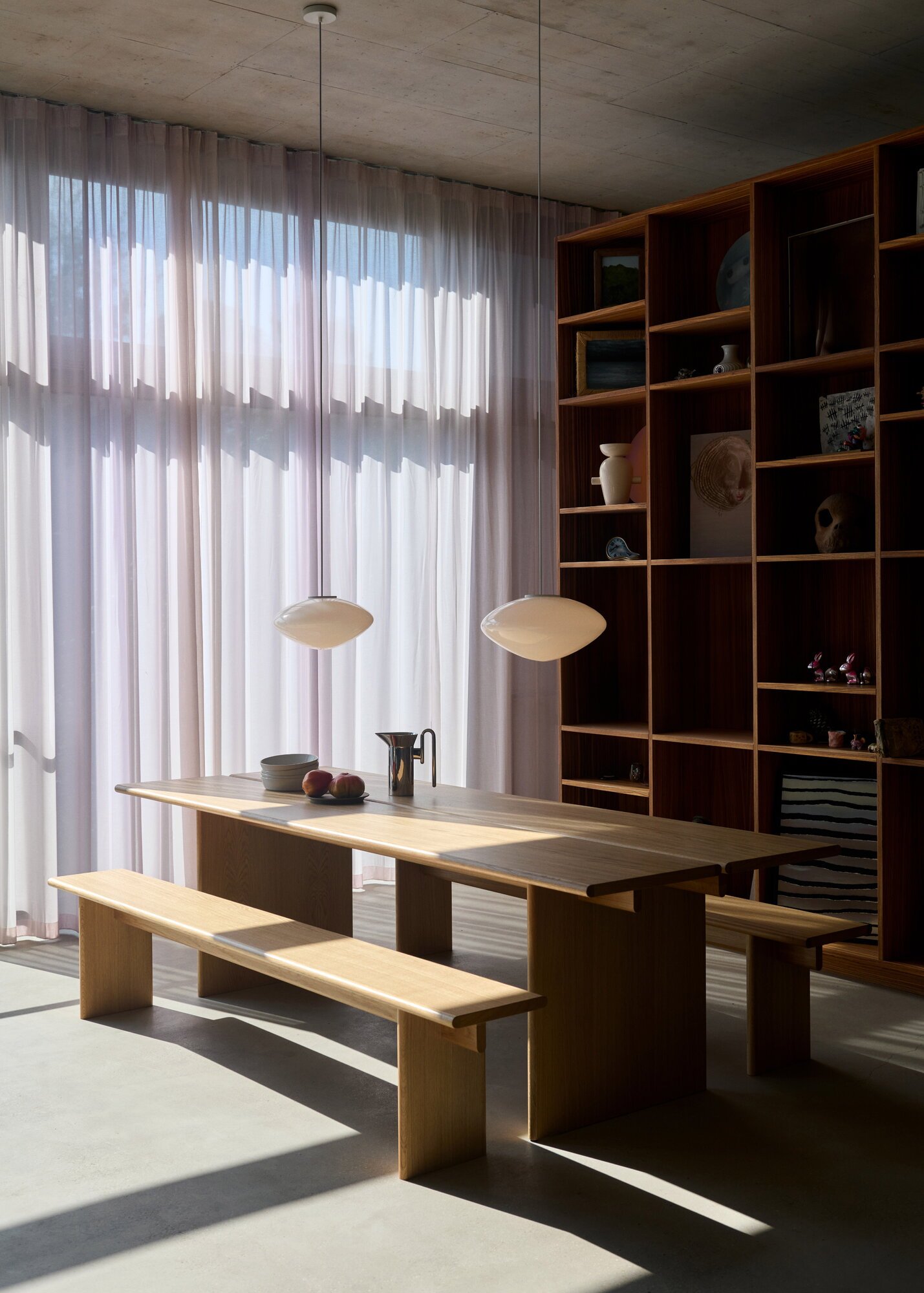 &Tradition Mist pendant lamp AP15, matt white - opal glass | Finnish ...