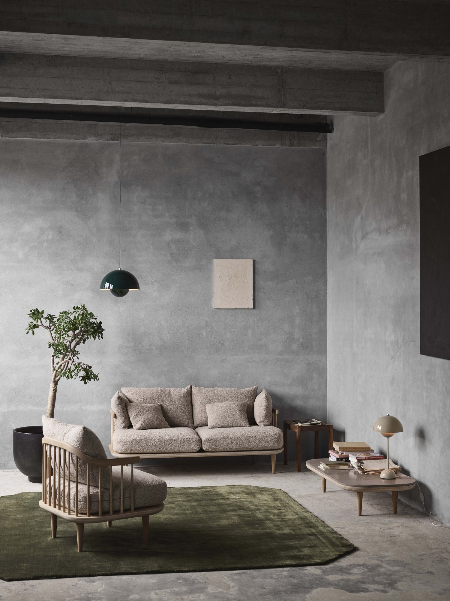 &Tradition Flowerpot VP3 table lamp, grey beige | Finnish Design Shop