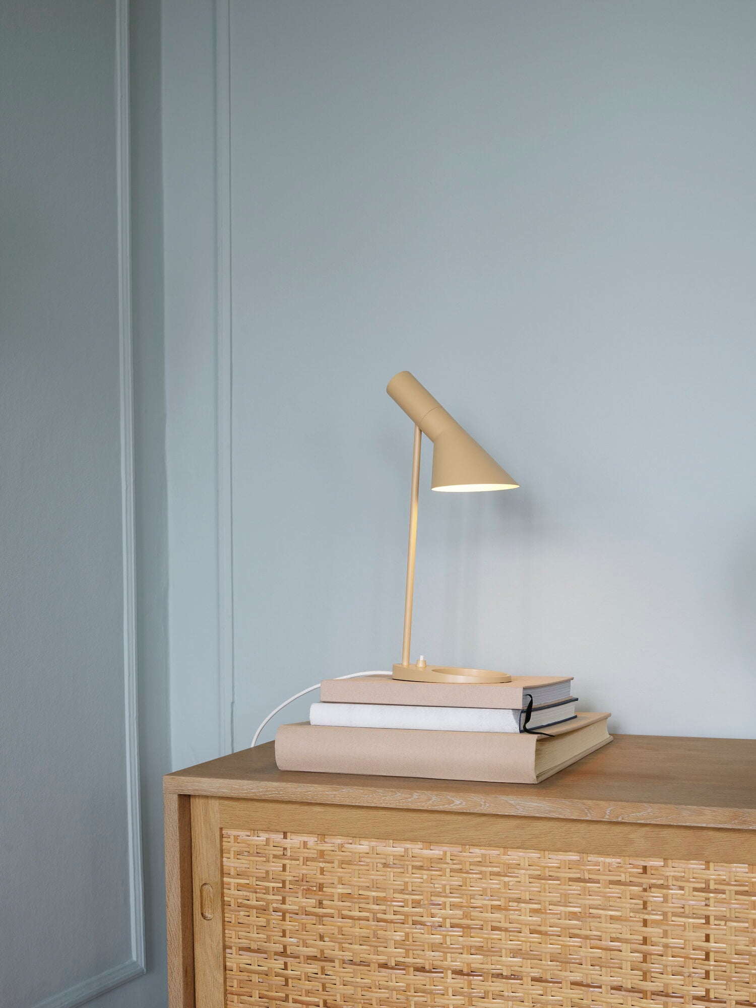 Louis Poulsen AJ Mini table lamp, warm sand | Finnish Design Shop