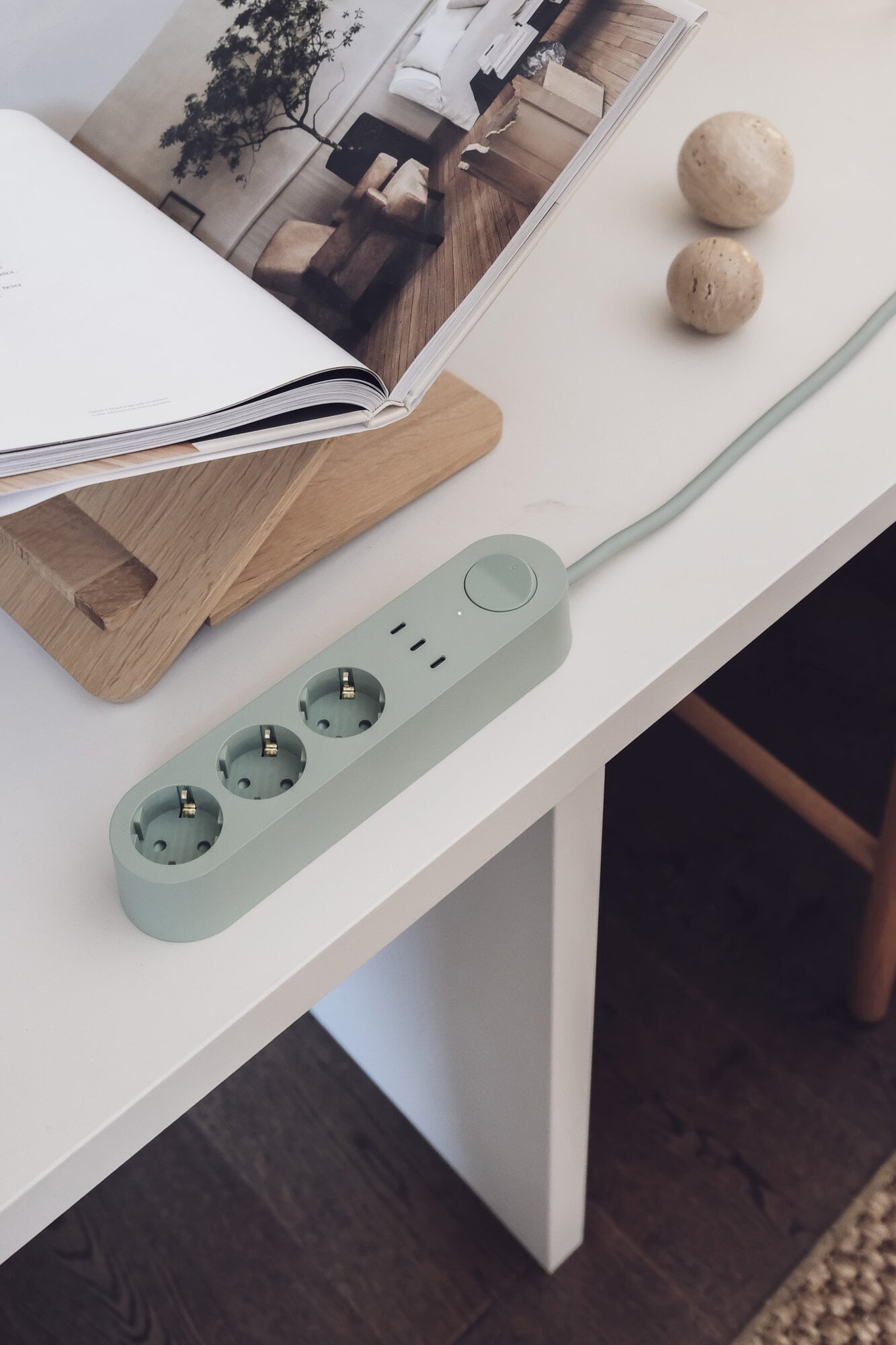 palett3 Alma power bar, verde di mezza estate | Finnish Design Shop