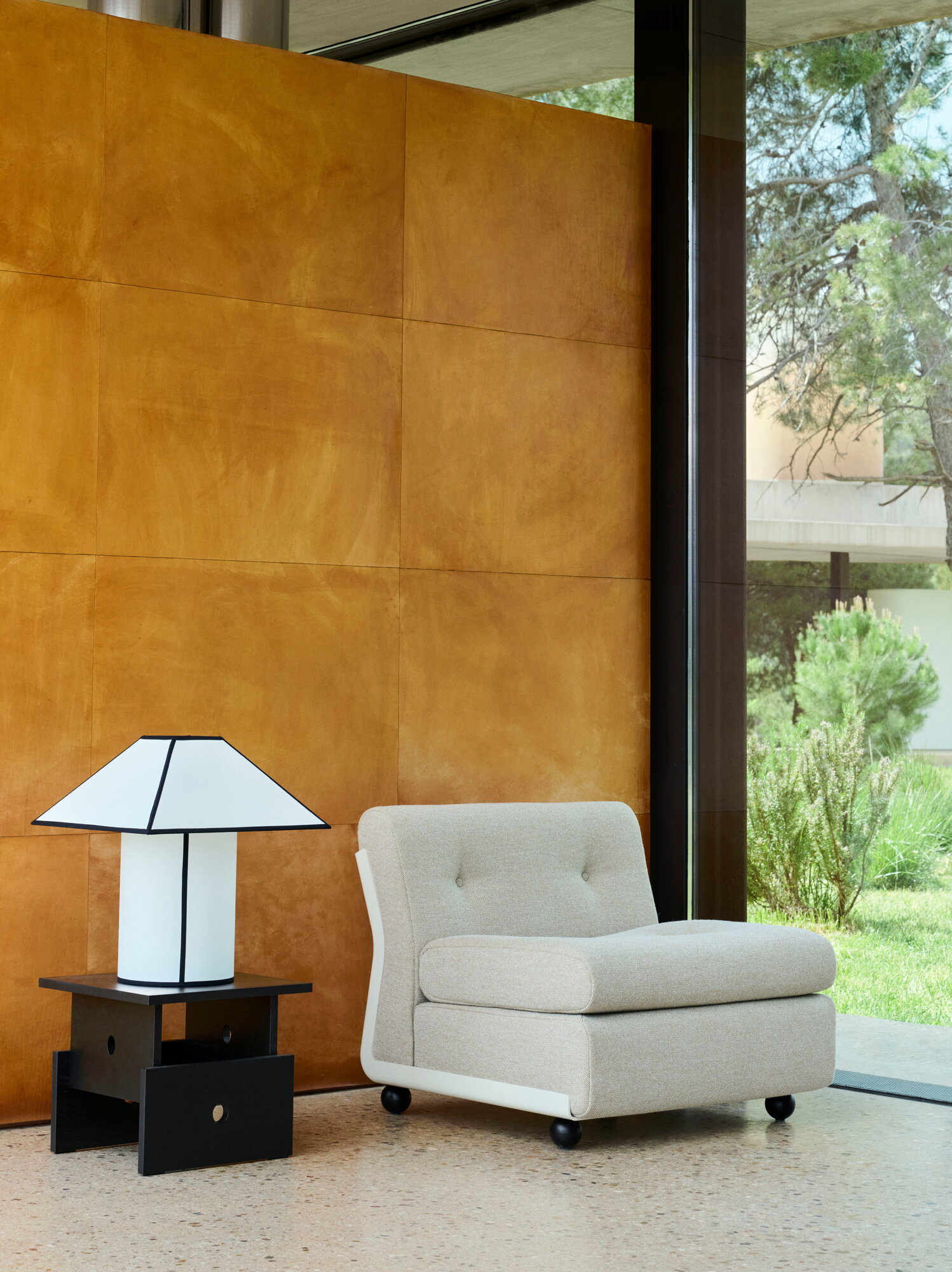 HAY Ava Pyramid table lamp, 450, white | Finnish Design Shop