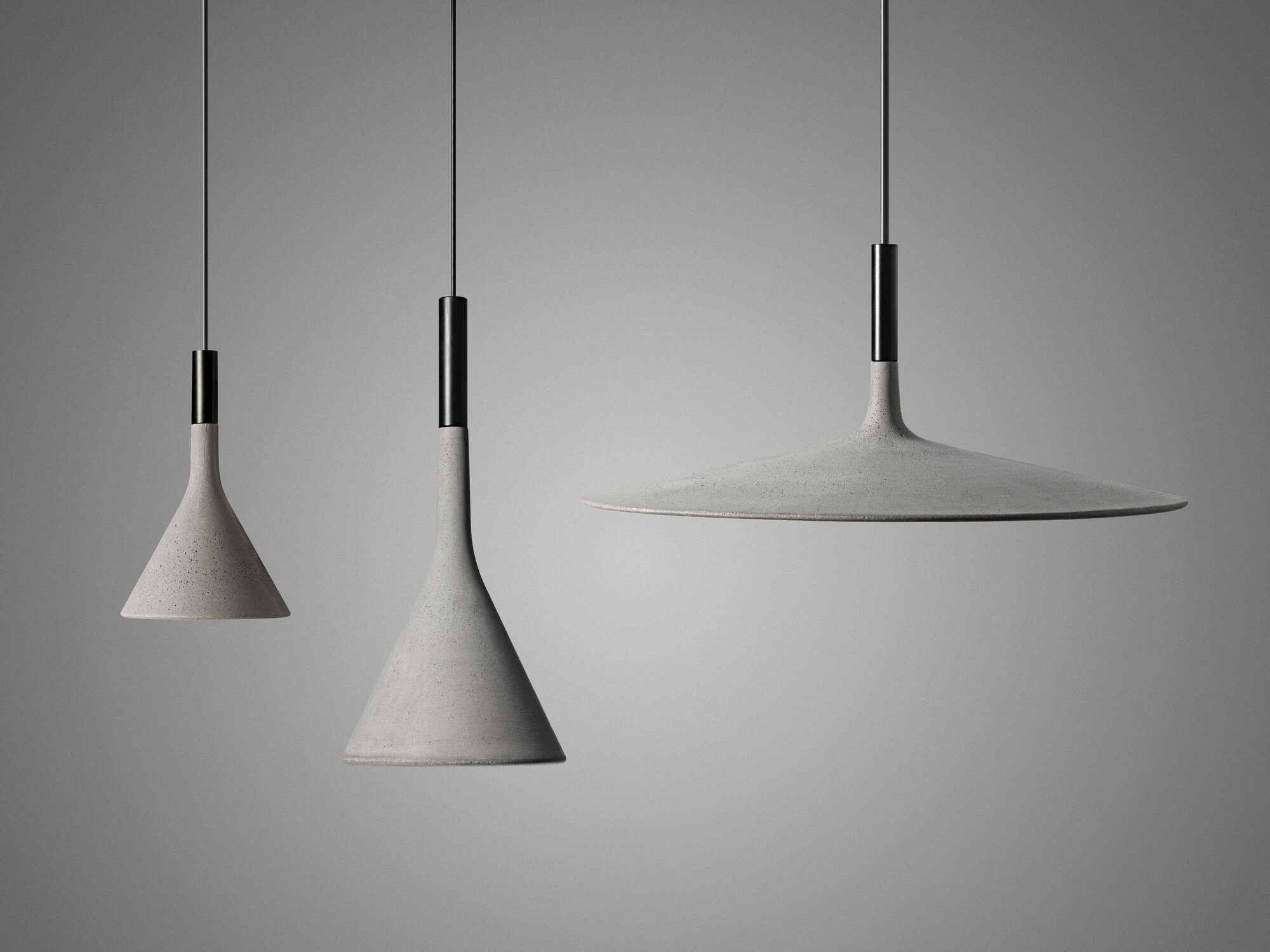 Foscarini Aplomb Large pendant, grey | Finnish Design Shop