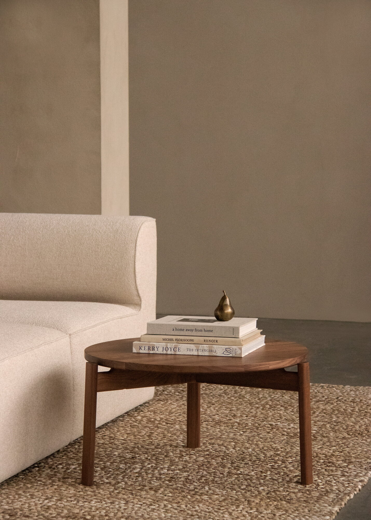Audo Copenhagen Passage lounge table, 70 cm, walnut | Finnish Design Shop