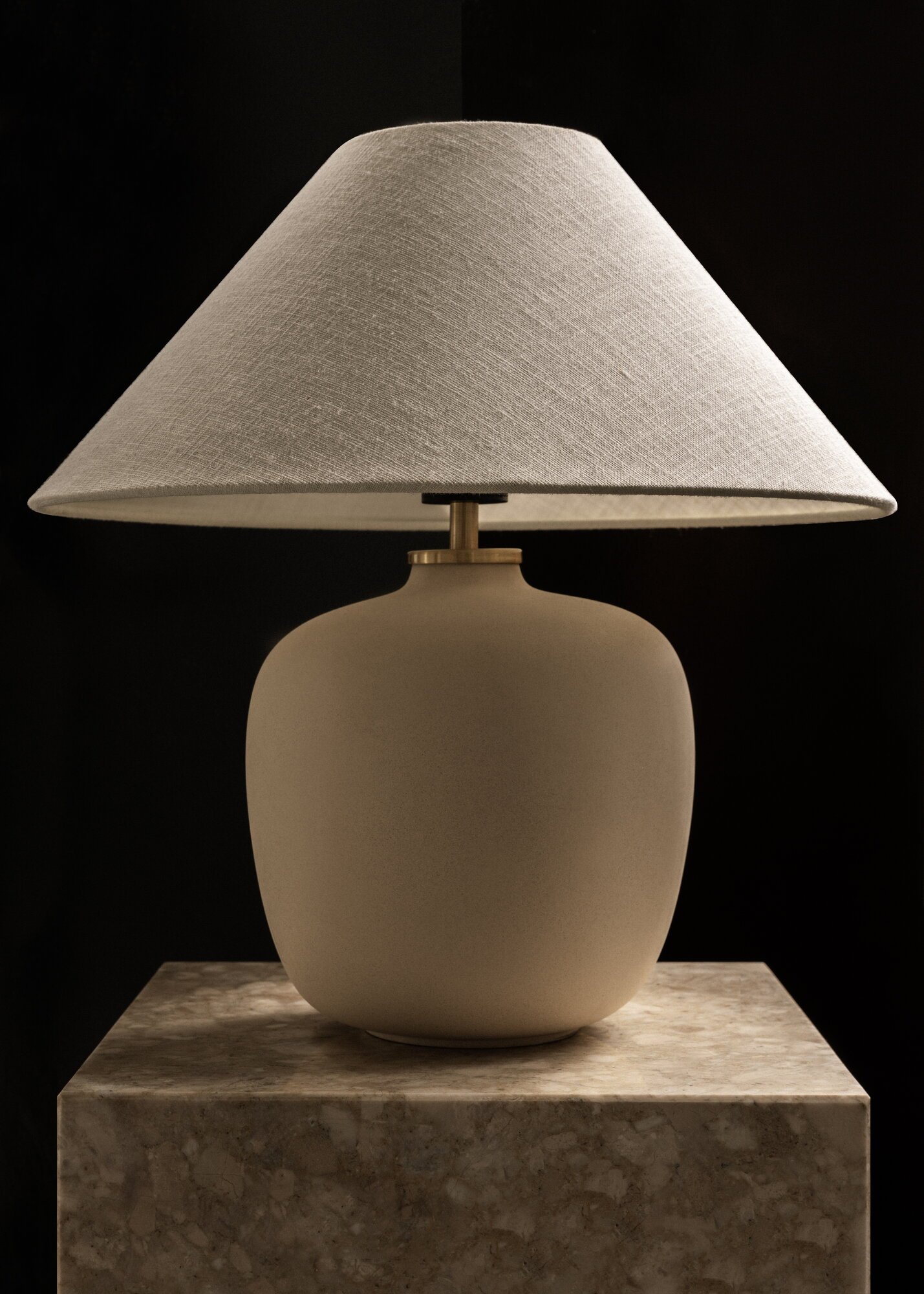 Audo Copenhagen Torso table lamp, 37 cm, sand - off white | Finnish ...
