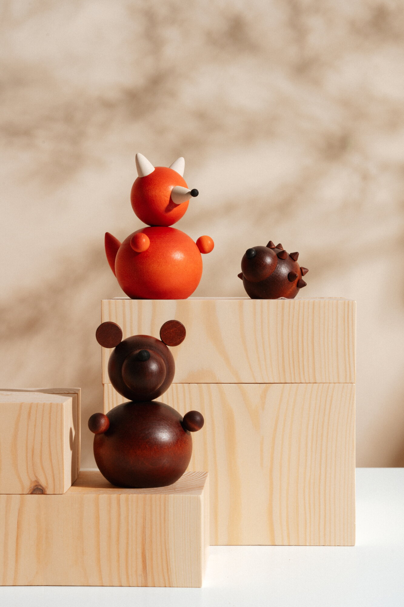 Aarikka Figurine de renard Repolainen, orange - blanc | Finnish Design Shop