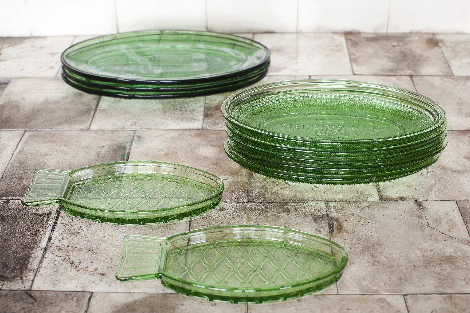 Serax Fish & Fish serving dish, 23 x 10 cm, green | Finnish Design Shop