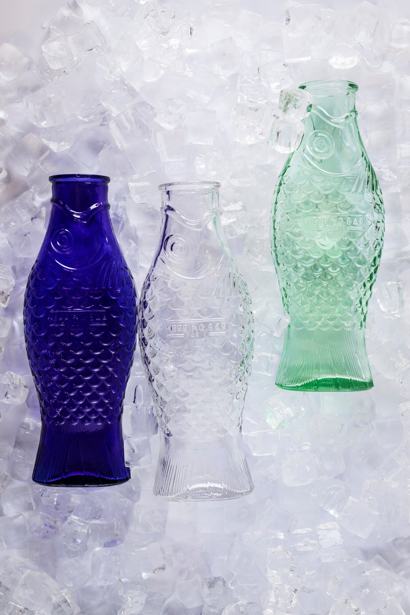 Serax Fish & Fish bottle, clear | Finnish Design Shop UK