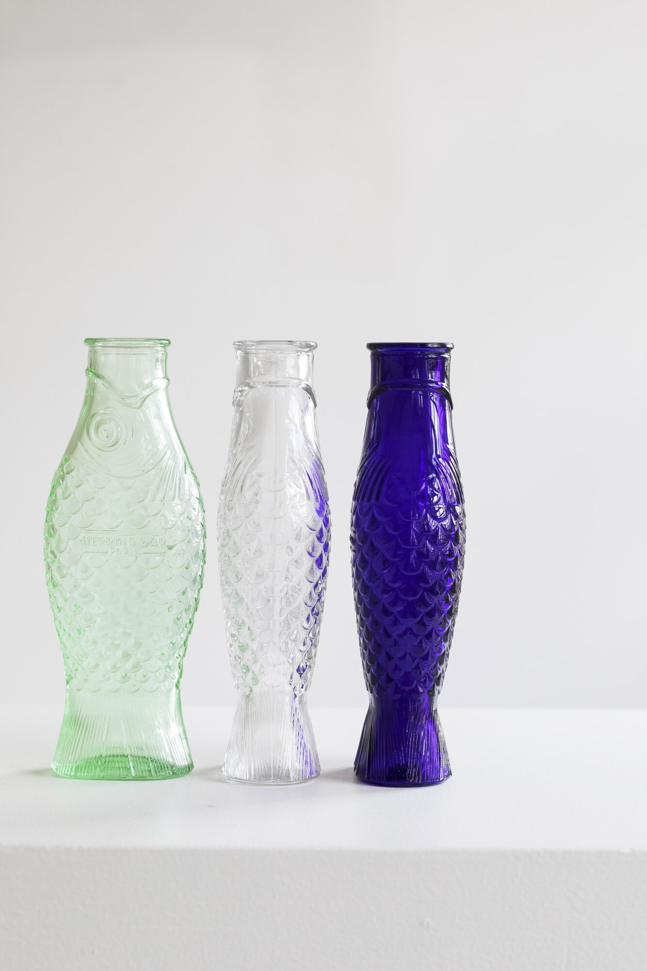 Serax Fish & Fish bottle, clear | Finnish Design Shop