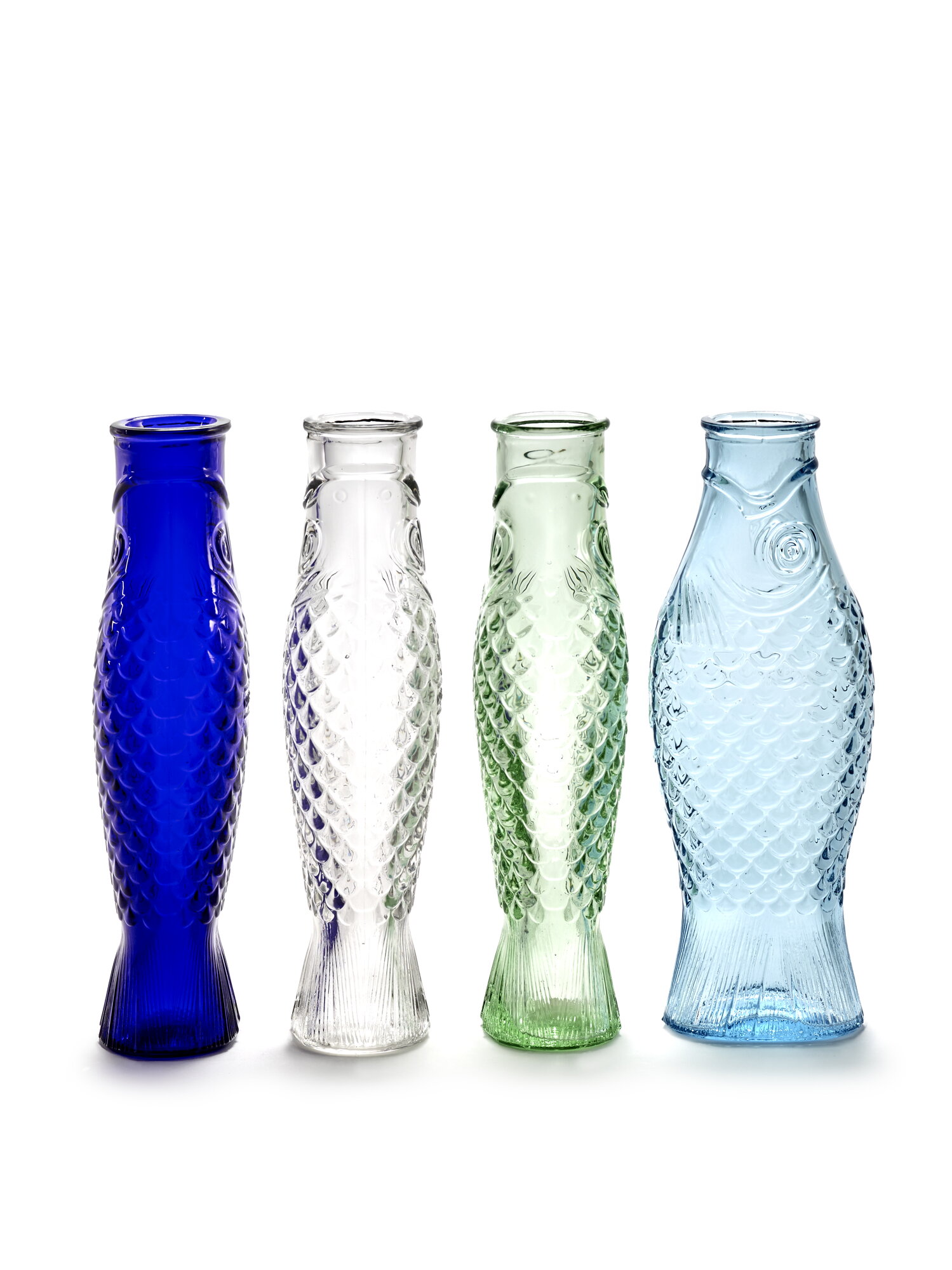 Serax Fish & Fish bottle, blue | Finnish Design Shop