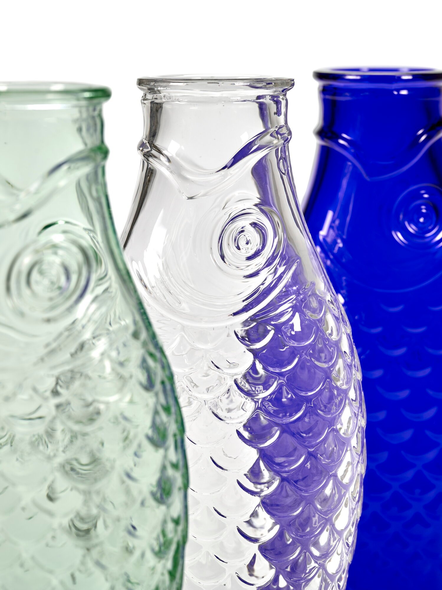 Serax Fish & Fish bottle, cobalt blue | Finnish Design Shop