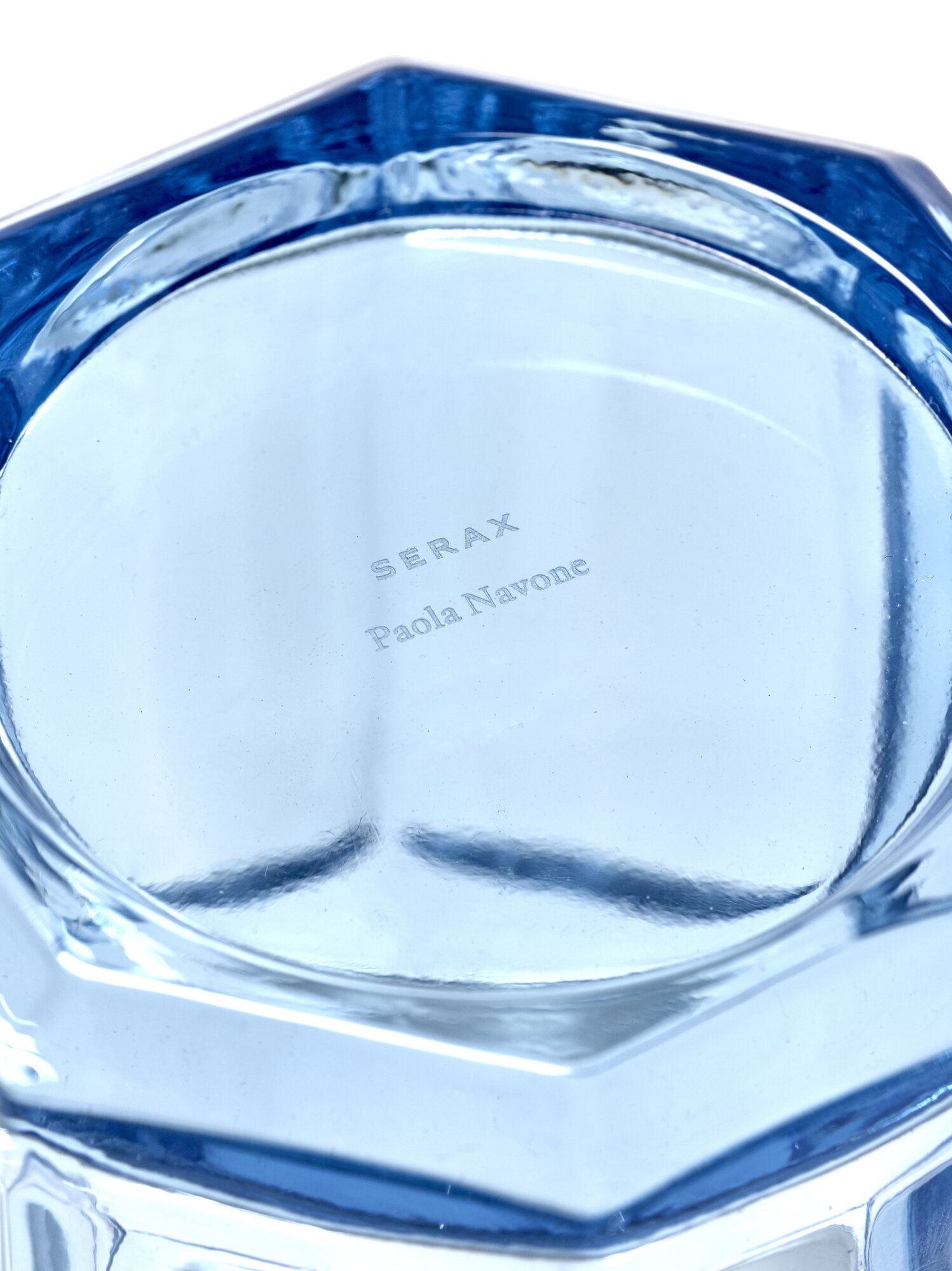Serax Fish & Fish glass, 22 cl, 4 set, blue | Finnish Design Shop